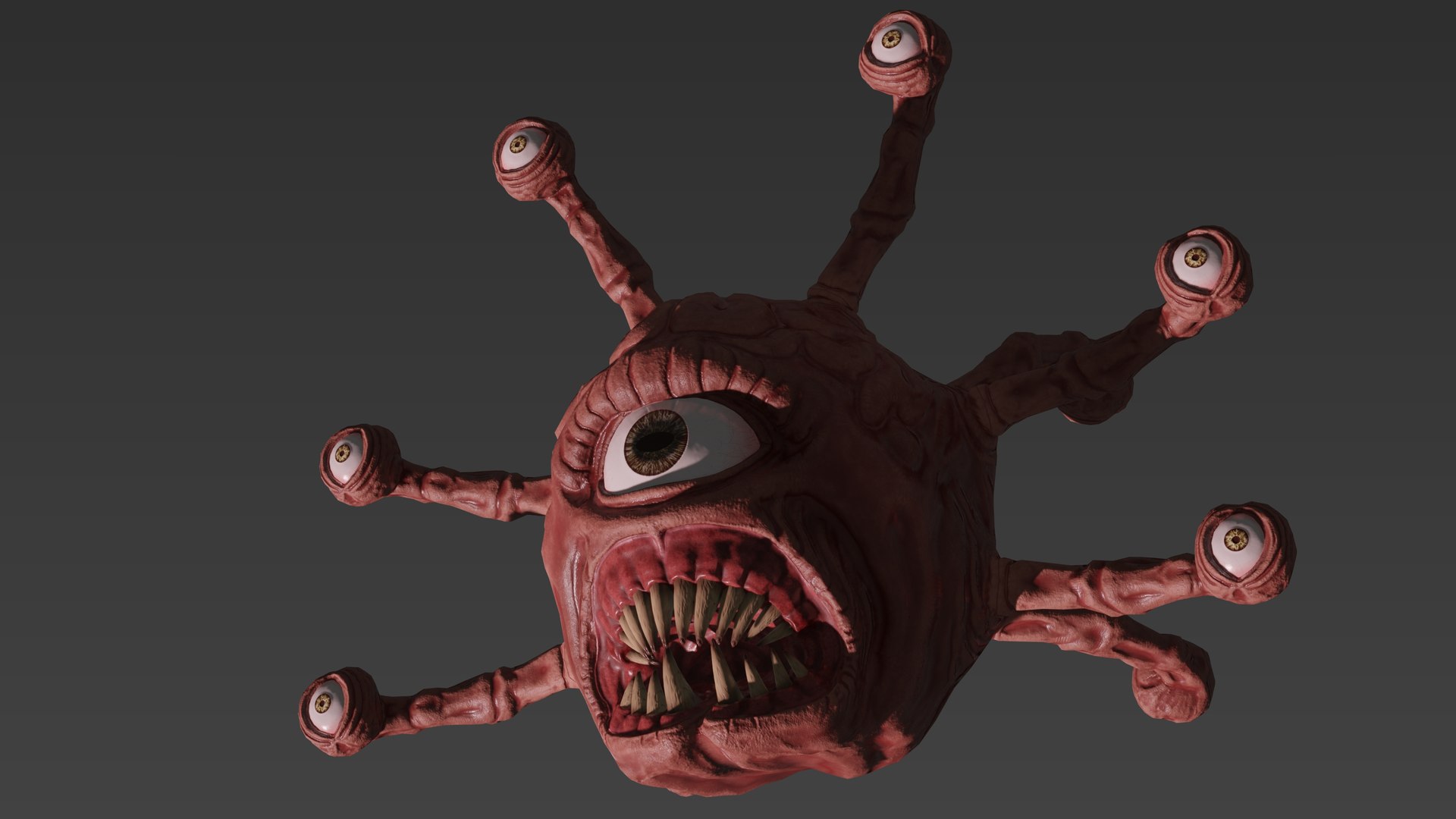 Beholder Monster 3D Model - TurboSquid 1591919