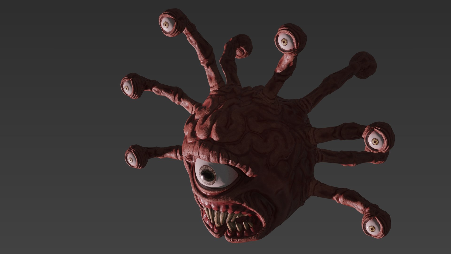 Beholder Monster 3D Model - TurboSquid 1591919