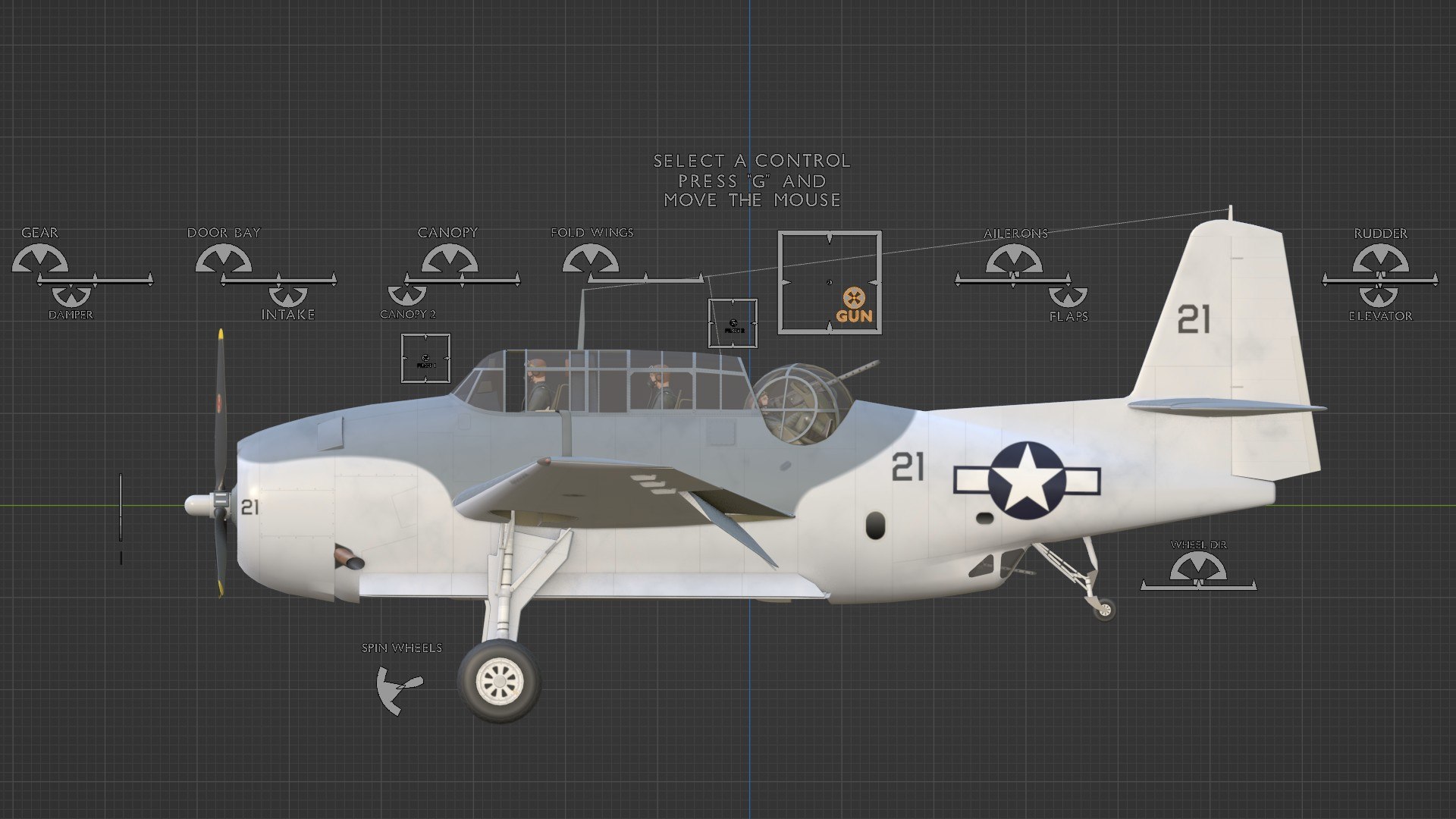 3D Grumman TBF Avenger R Model - TurboSquid 2101926
