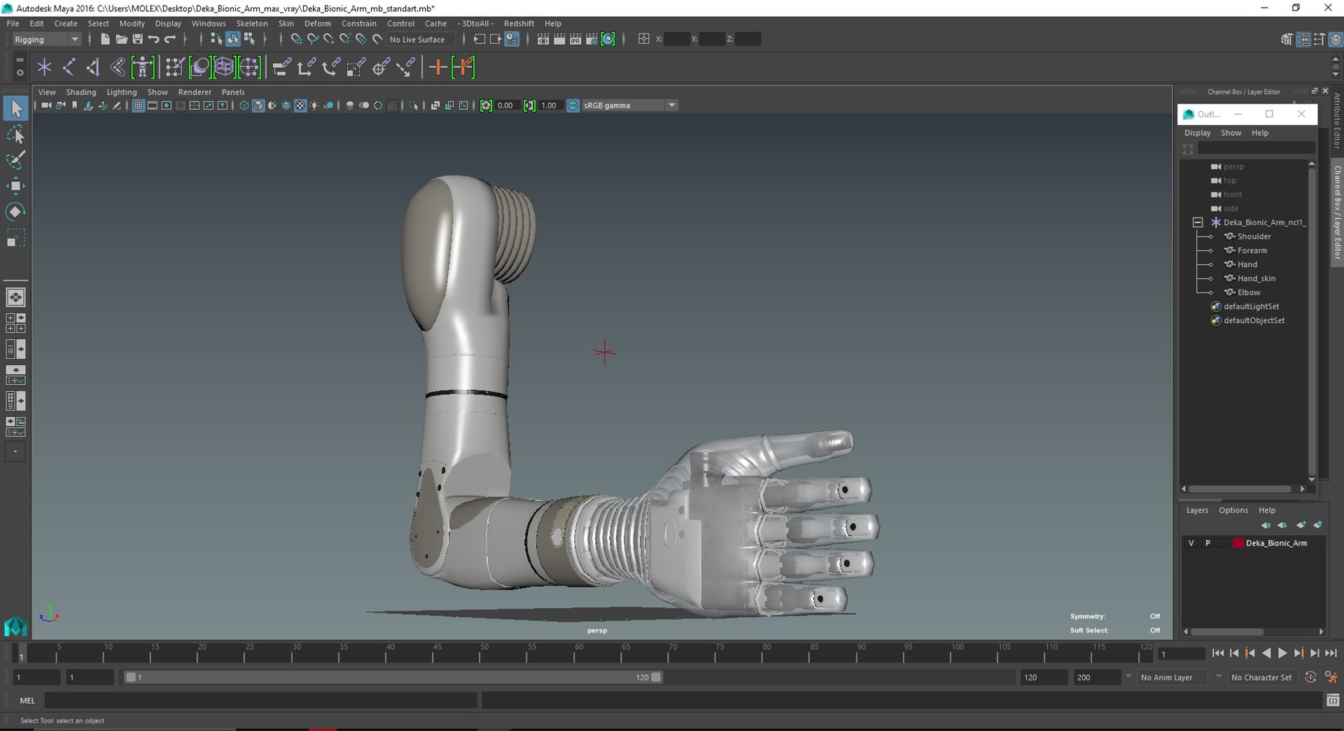 Deka Bionic Arm 3D - TurboSquid 2062962