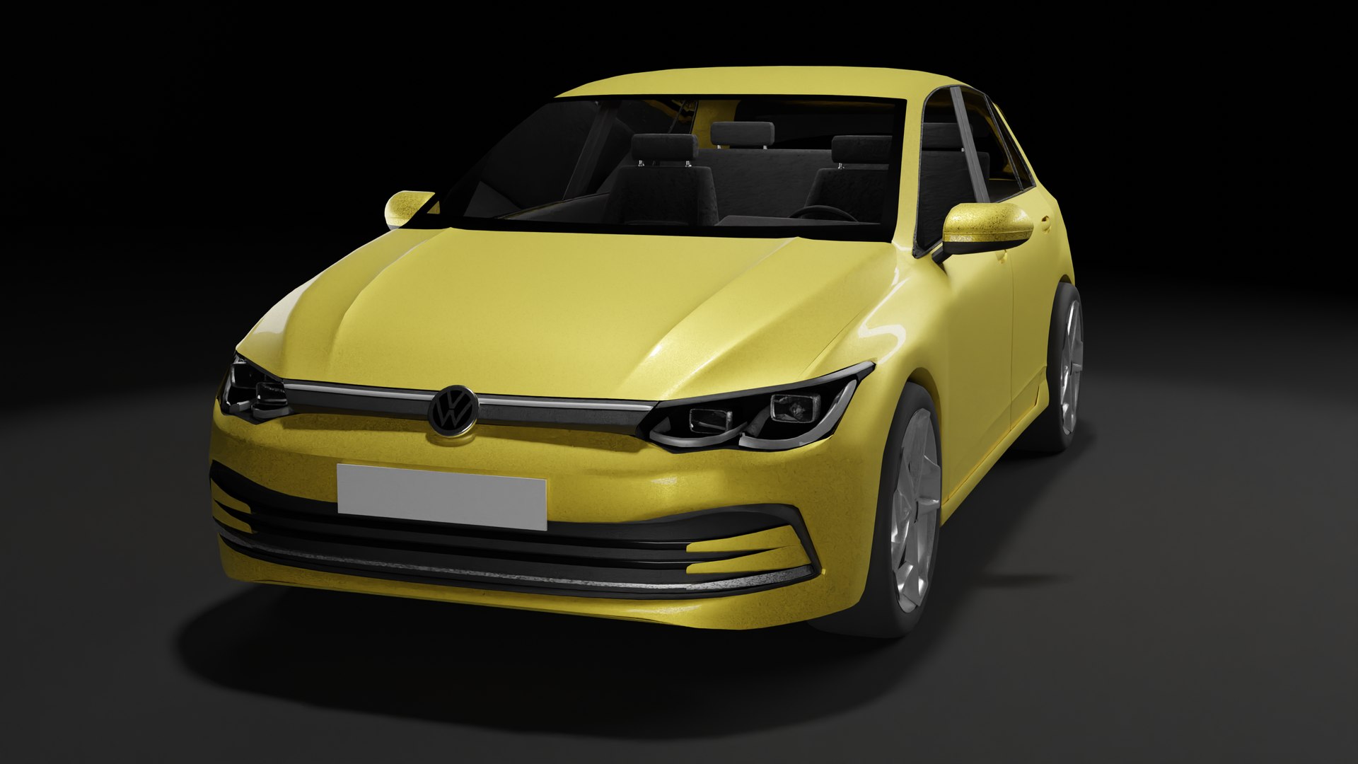 VW Golf 2020 3D-Modell - TurboSquid 1675809
