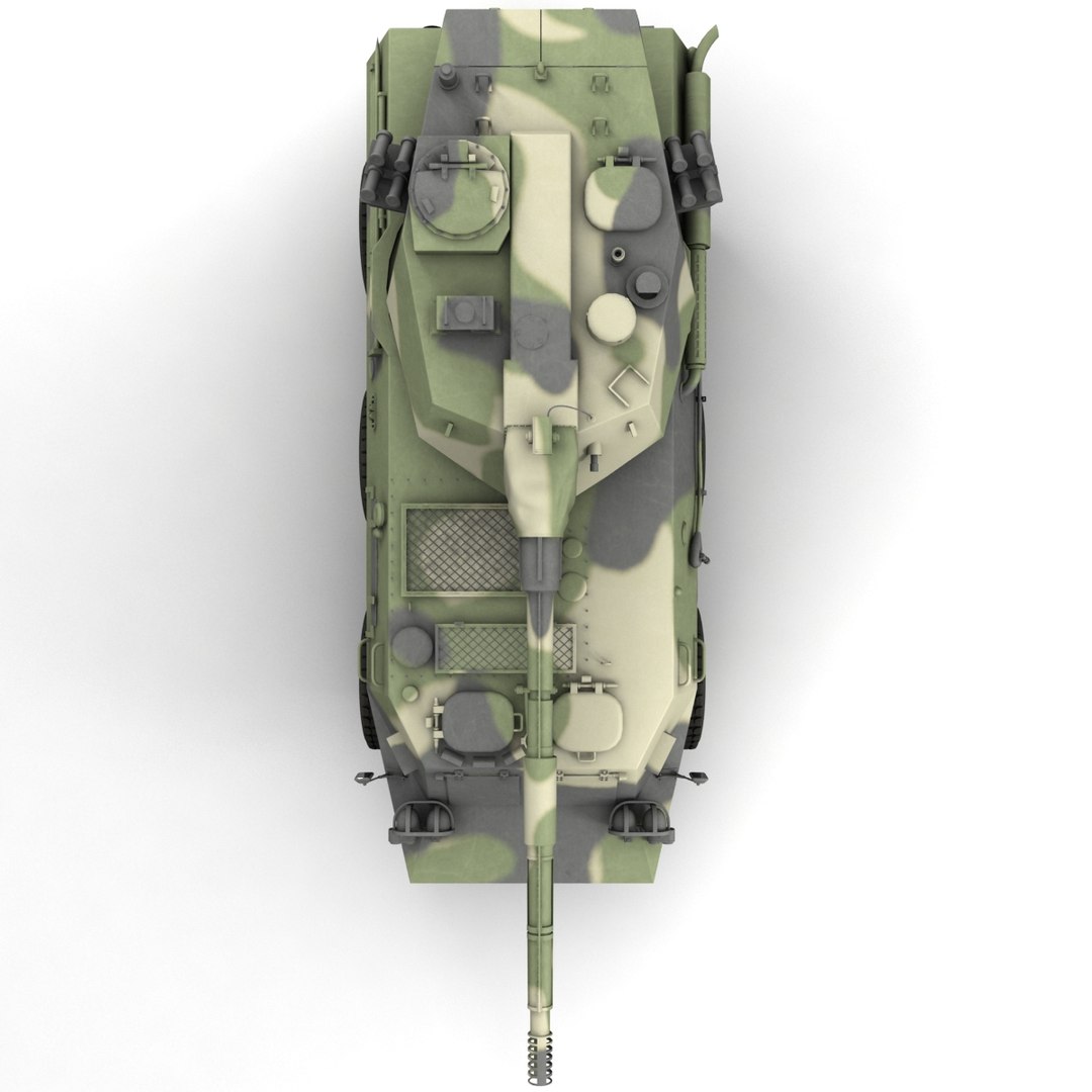 Ptl02 Tank Destroyer 3d Model