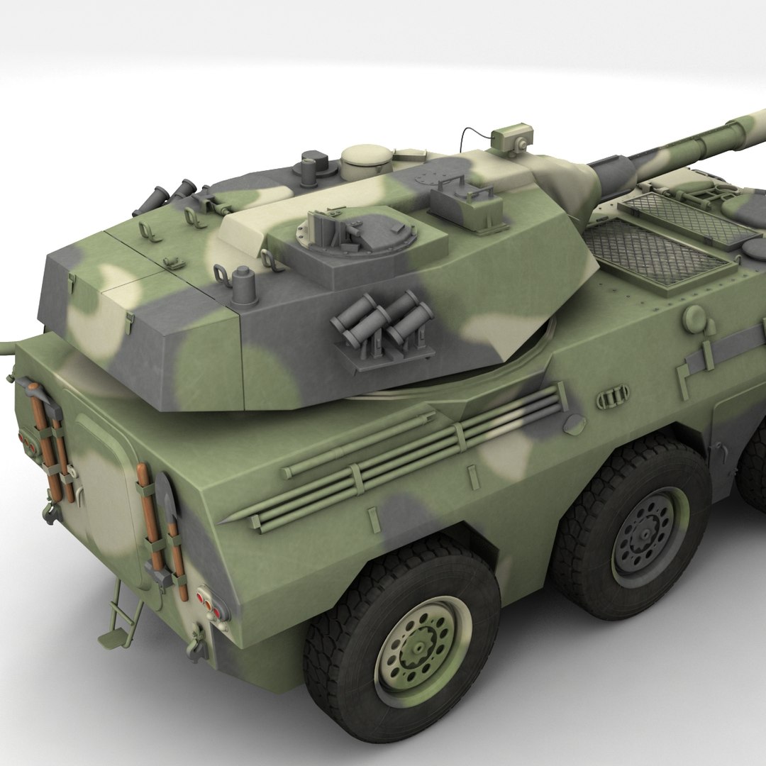 Ptl02 Tank Destroyer 3d Model