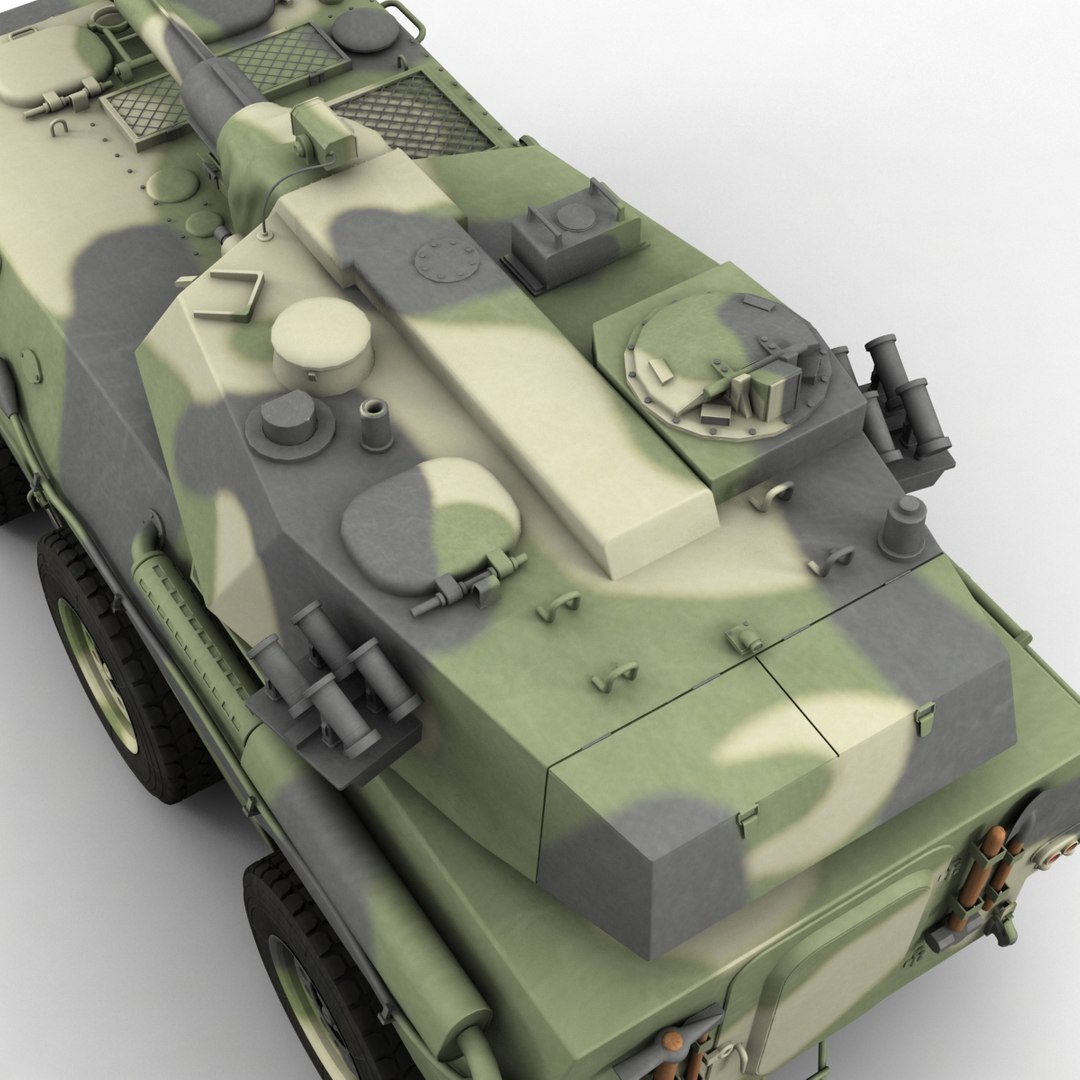 Ptl02 Tank Destroyer 3d Model