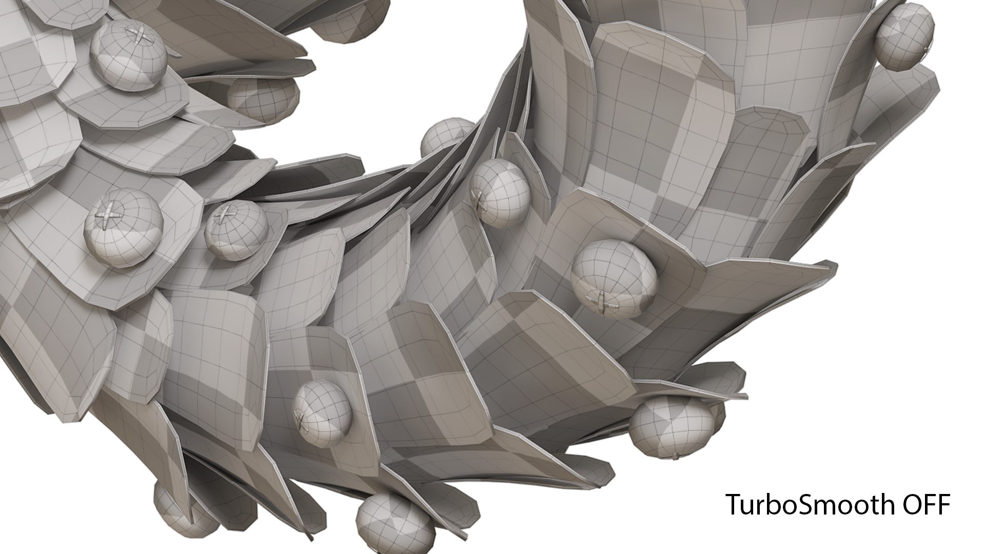 3D Craft Christmas wreaths Set - TurboSquid 2149691