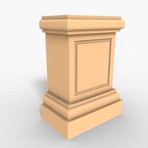 3D Plinth Models | TurboSquid