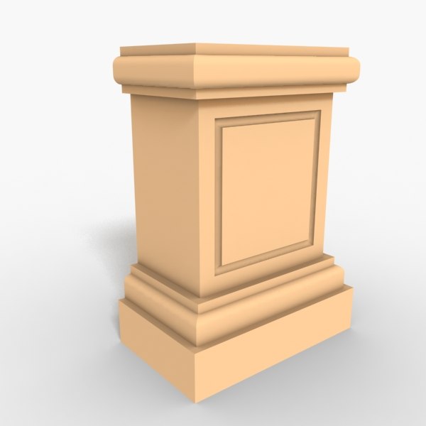 3D Plinth Models | TurboSquid