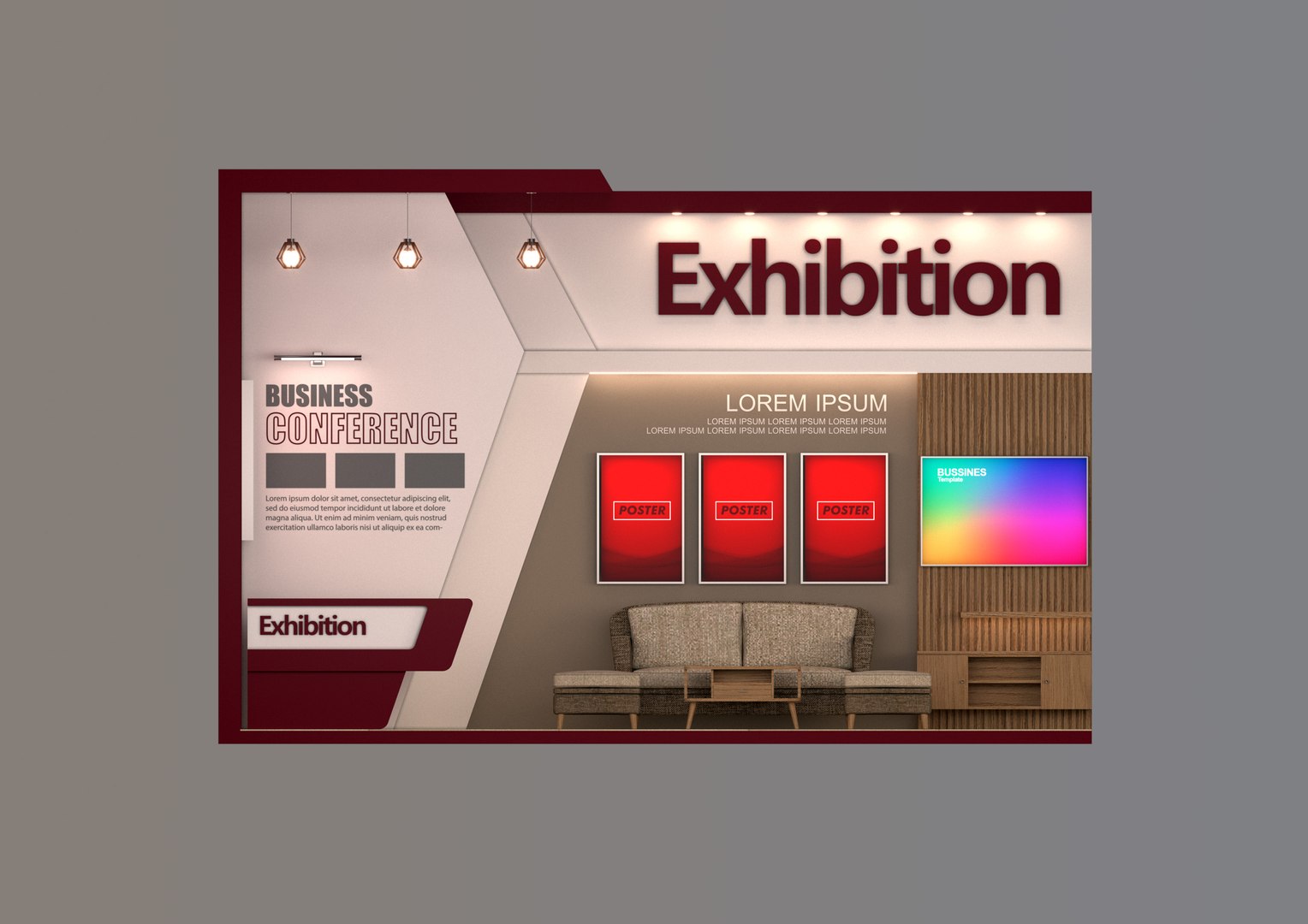 3D Model Model 2303 Exhibition Design - TurboSquid 2024514
