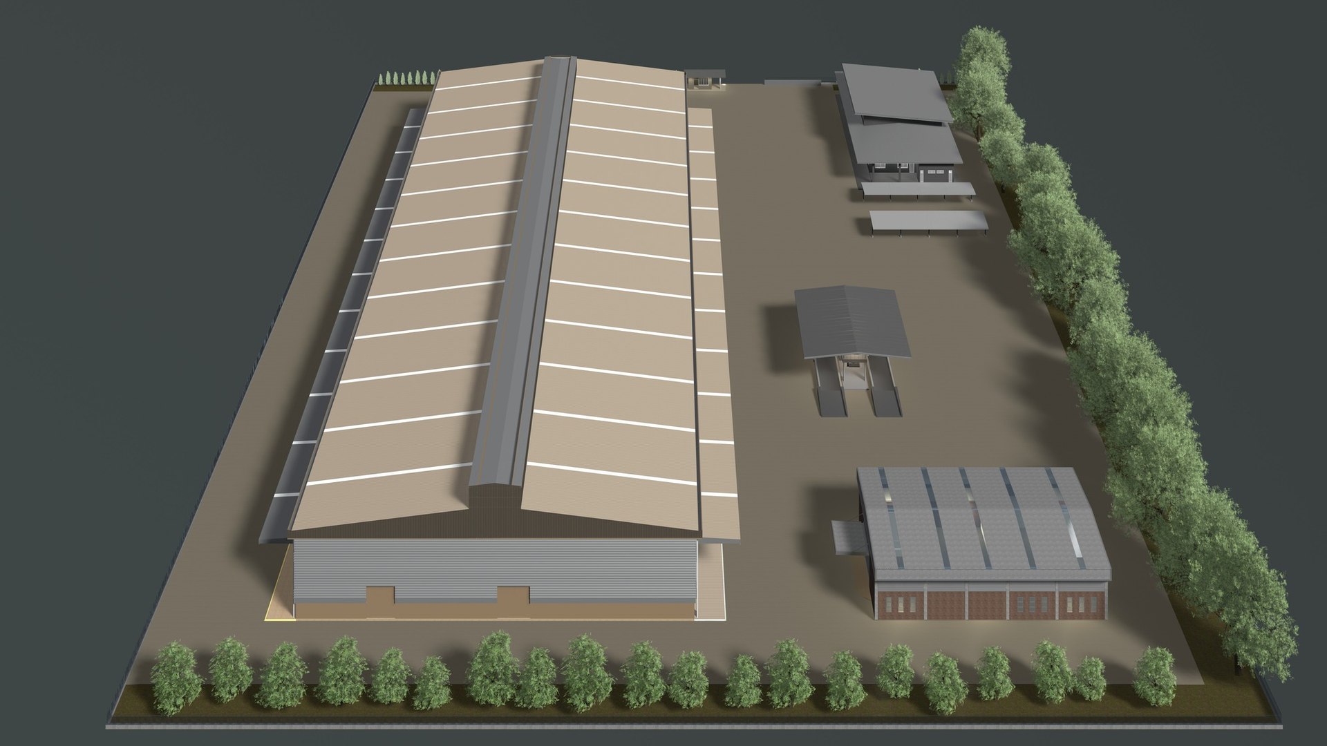 3D Factory Layout 24-12 - TurboSquid 2331437