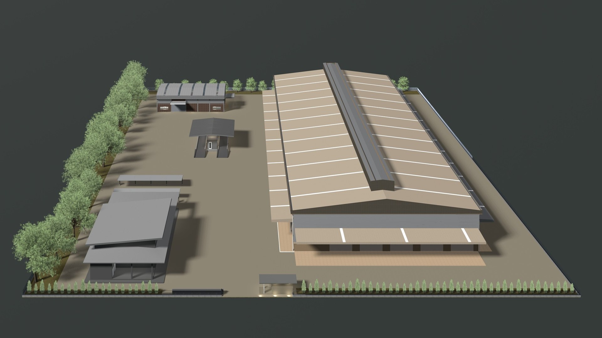 3D Factory Layout 24-12 - TurboSquid 2331437