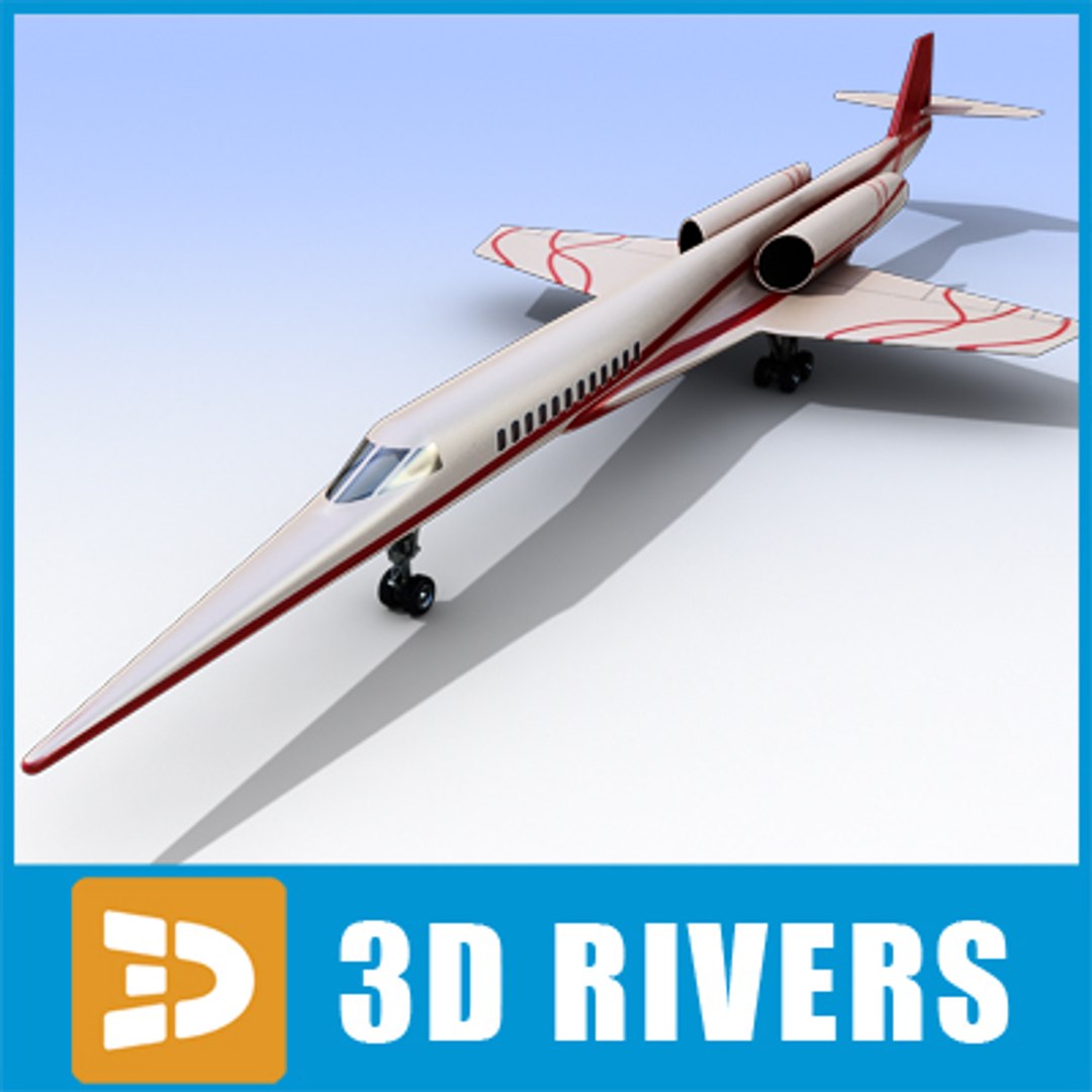 3d Model Of Aerion Sbj