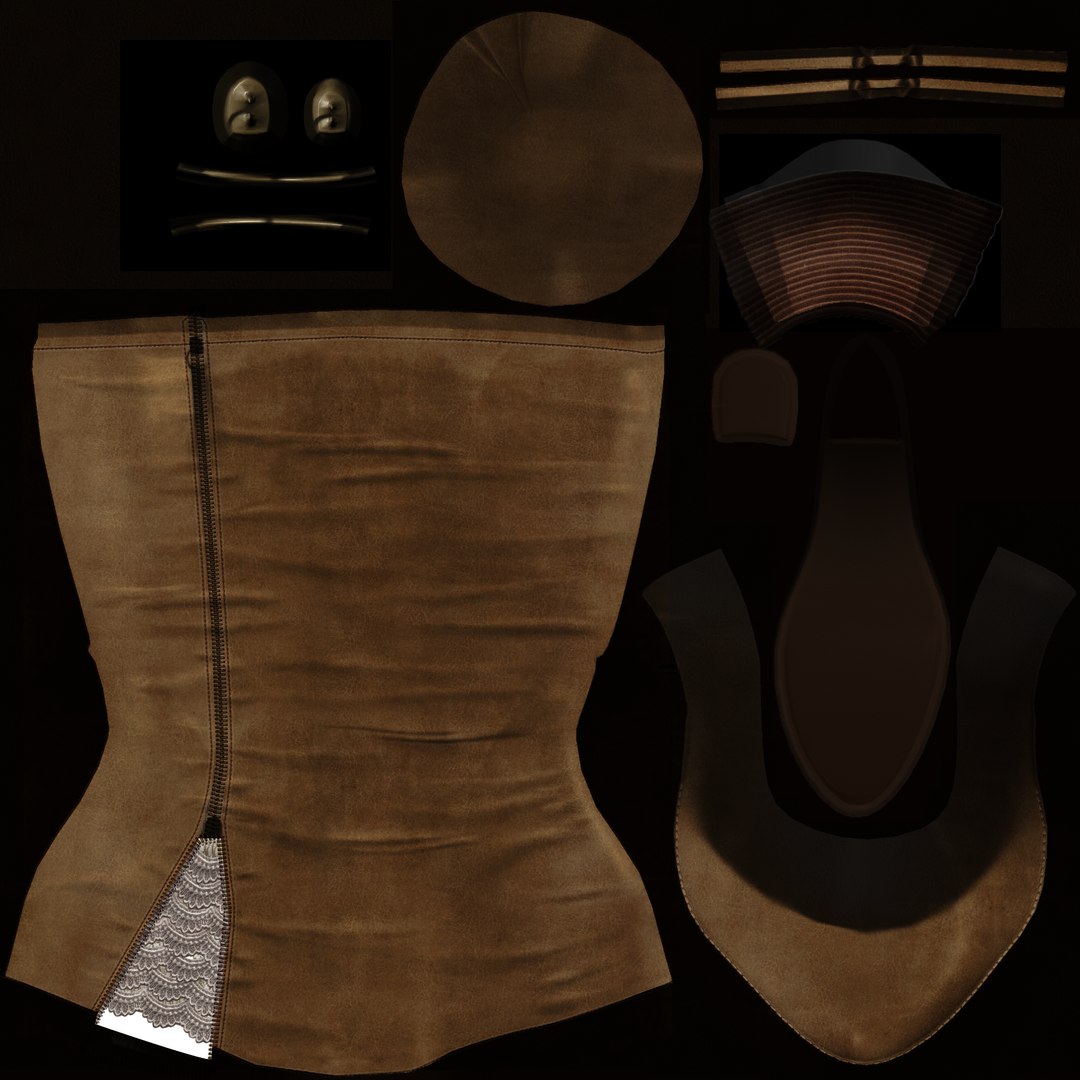 Lace Effect Old Gringo Boots 3D Model - TurboSquid 1991419