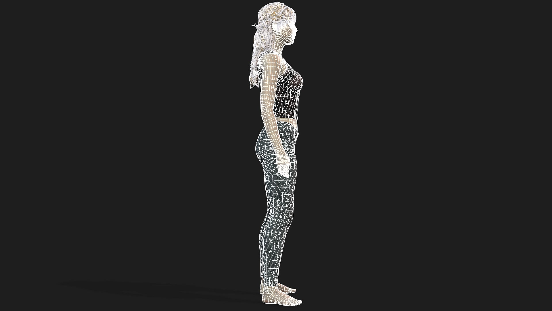 Stylish 3D Female Model 3D Model - TurboSquid 2414035