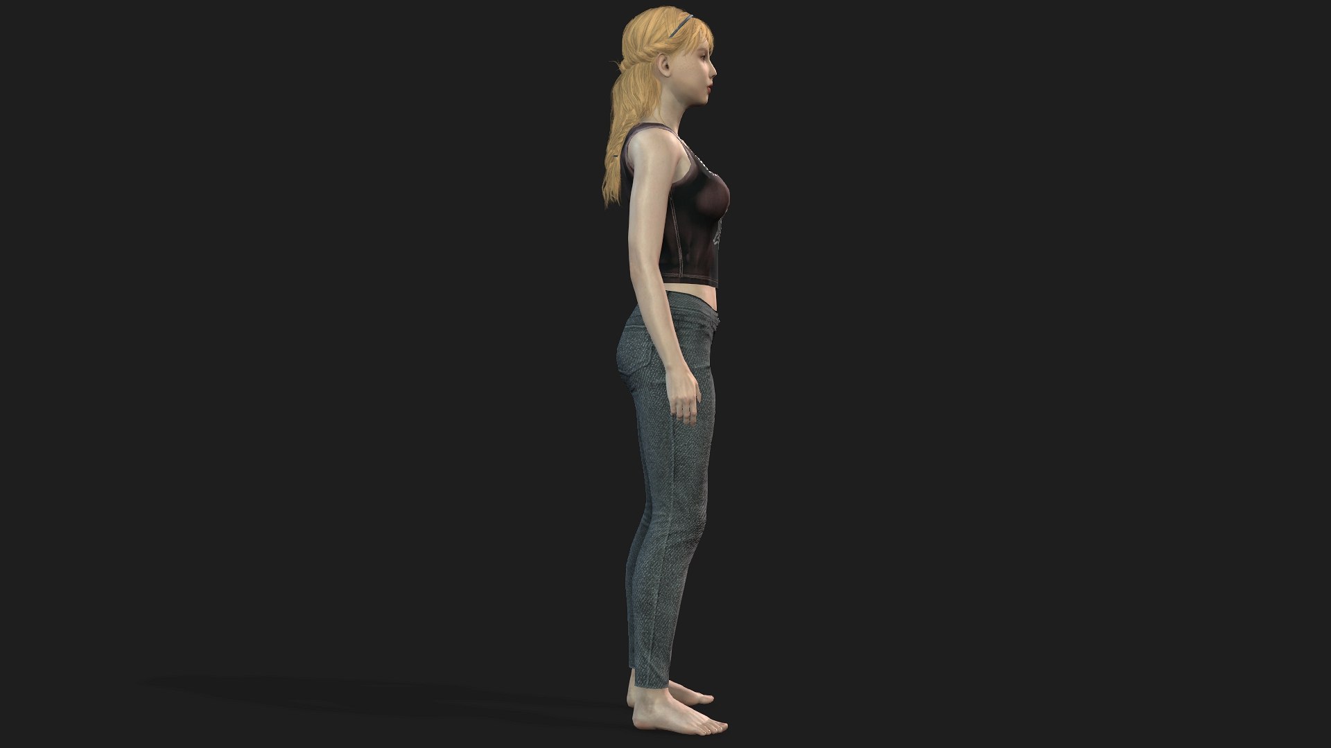 Stylish 3D Female Model 3D Model - TurboSquid 2414035
