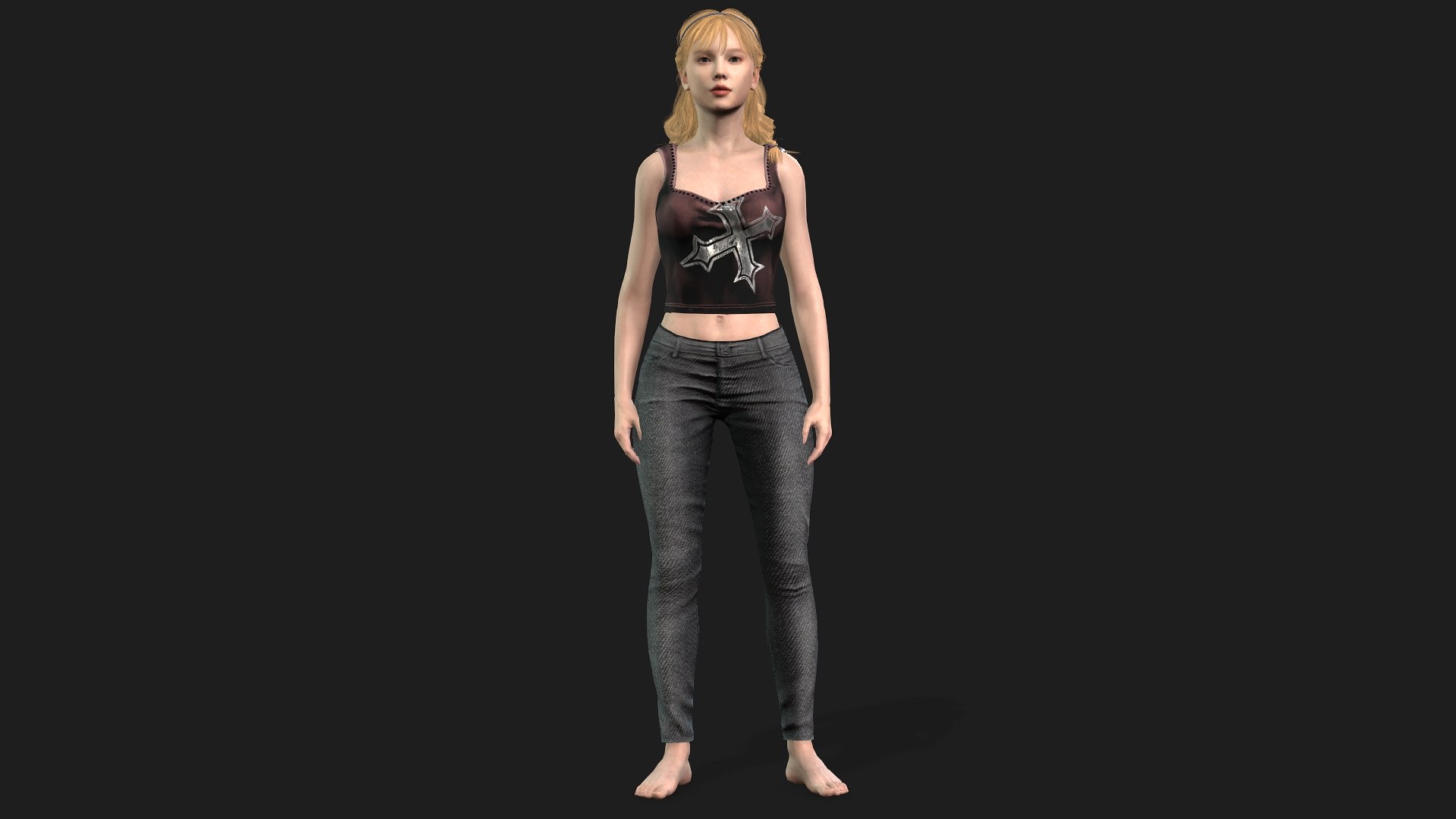 Stylish 3D Female Model 3D Model - TurboSquid 2414035