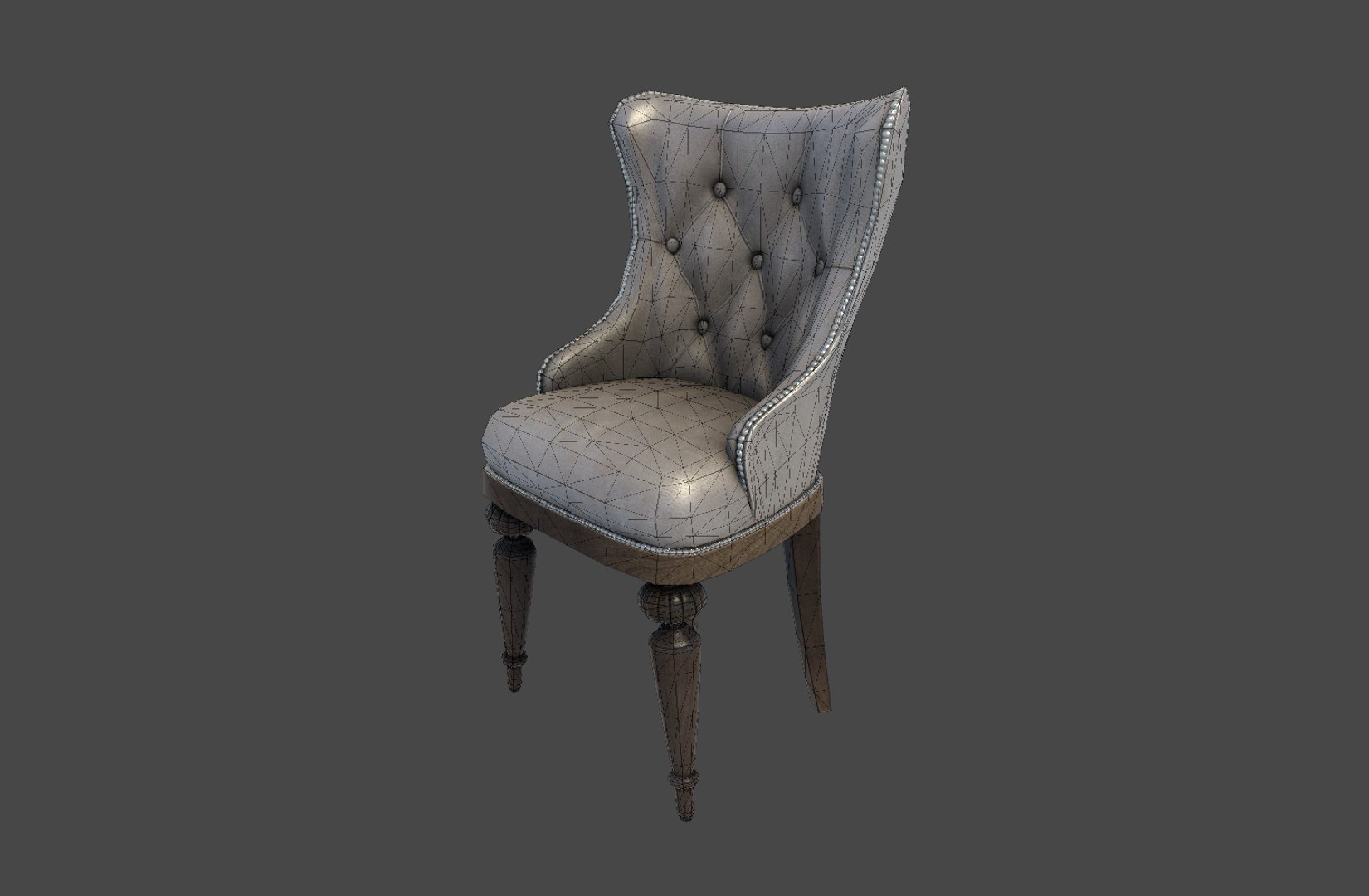 Free Low-poly Chair Furniture 3d Model
