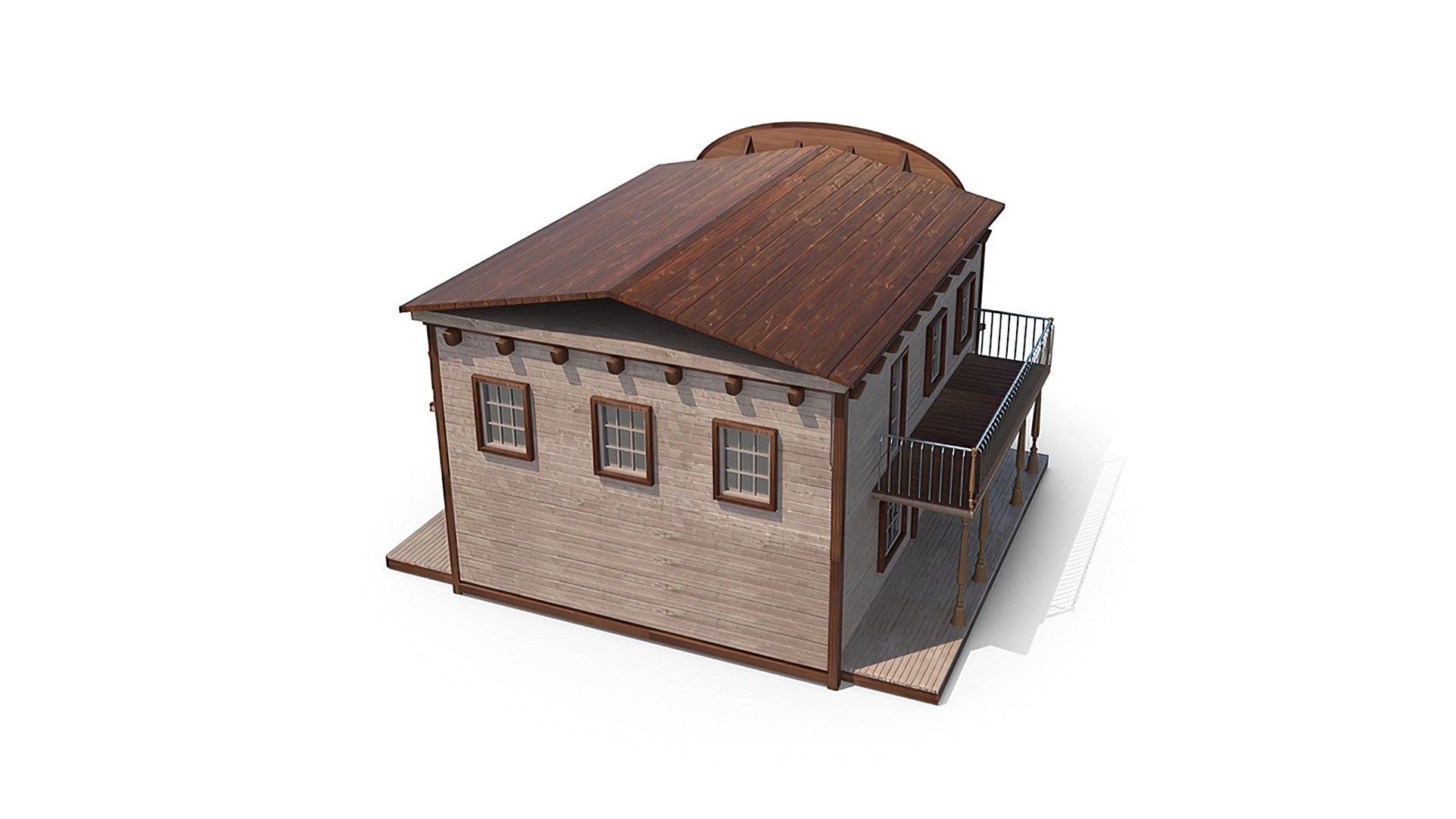 Western Saloon 3D Model - TurboSquid 2272317