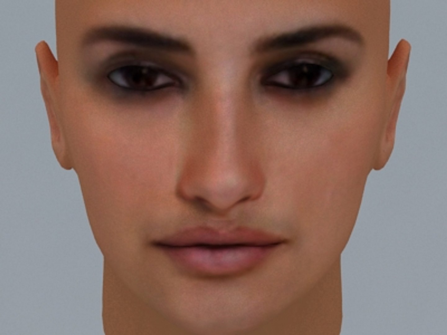 actress penelope cruz 3d model