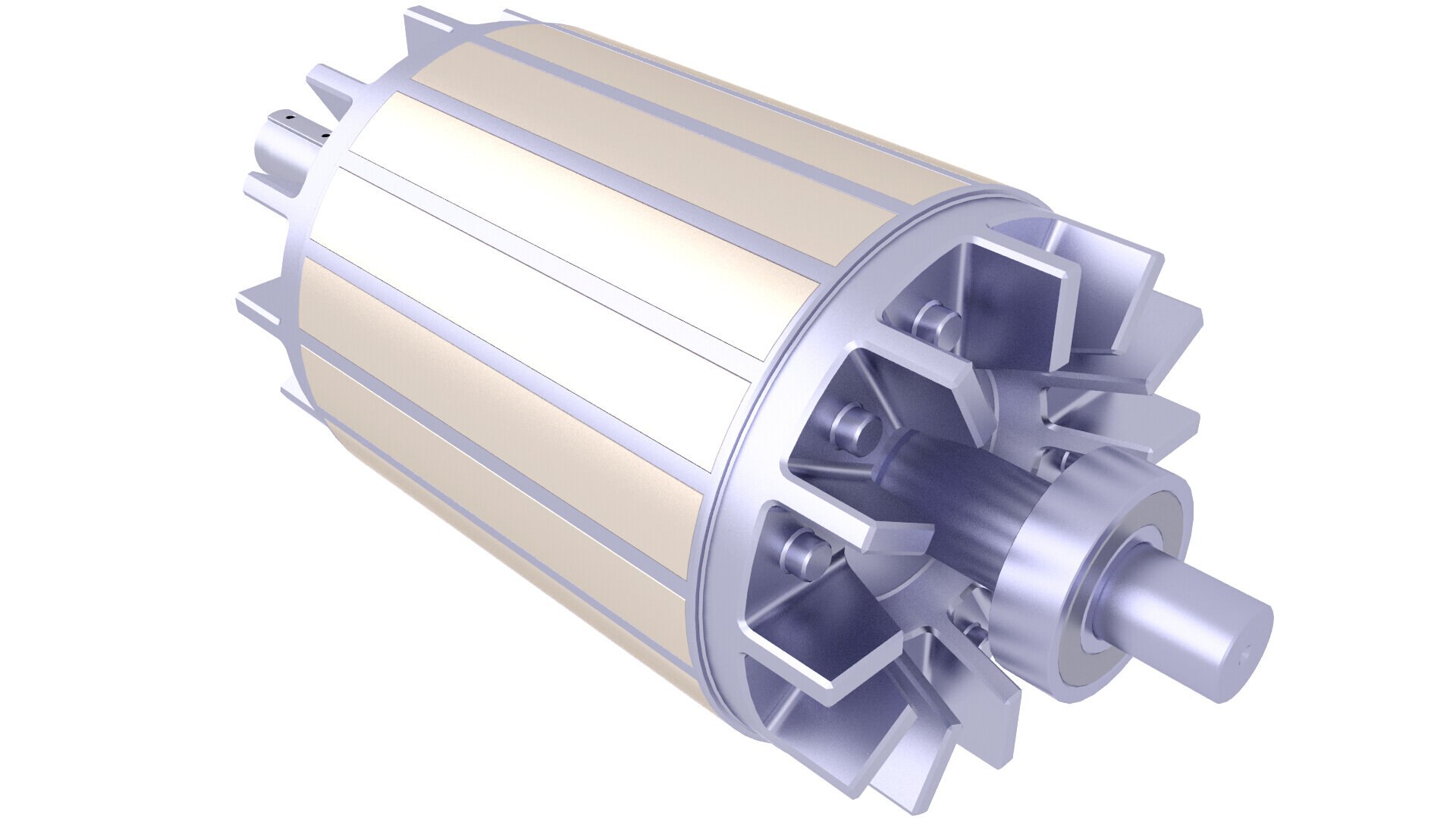 Industrial Induction Rotor For Brushless Electric Motor 108 3D ...