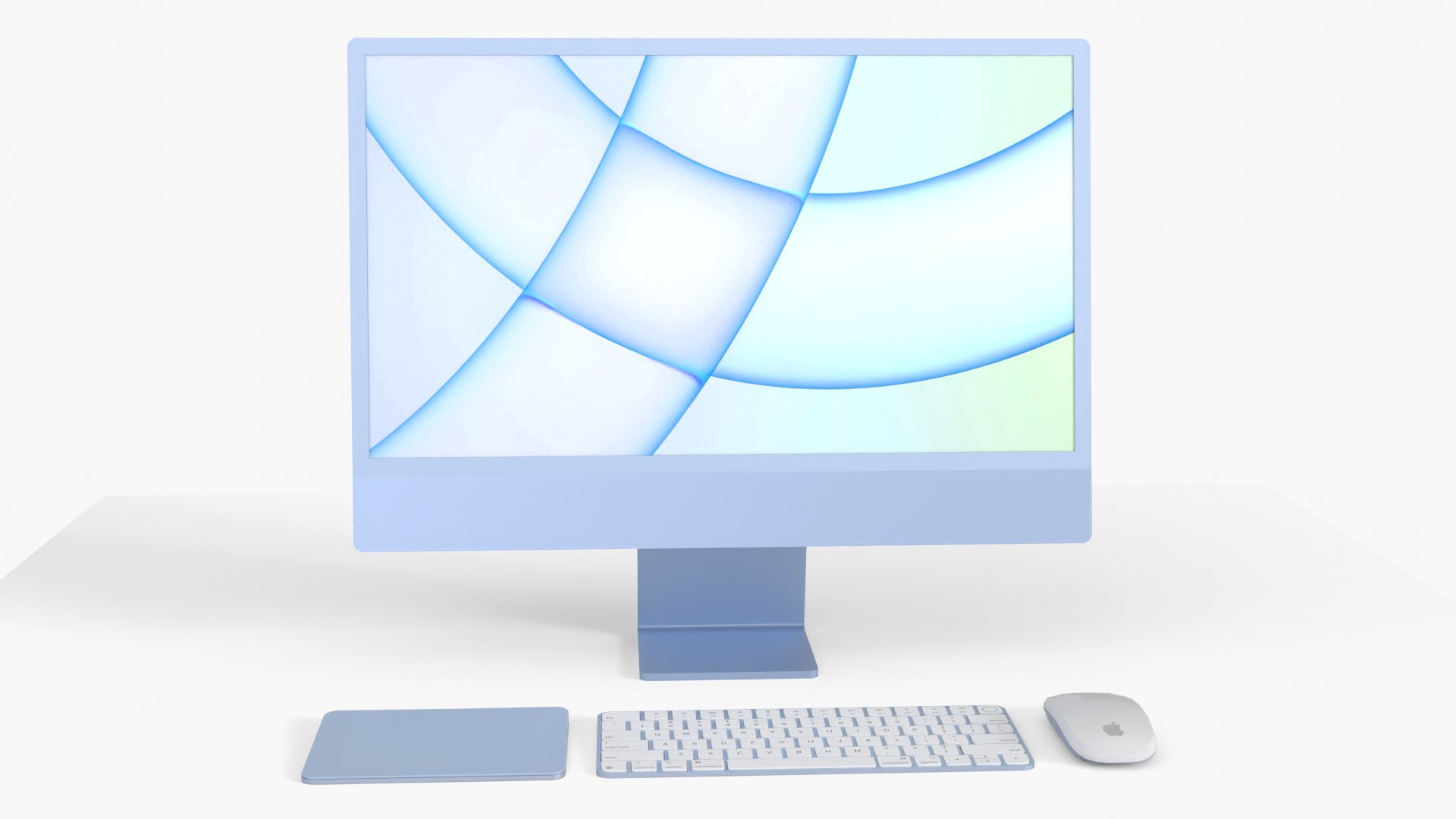 3D Model Realistic IMac With Accessories - TurboSquid 2401860