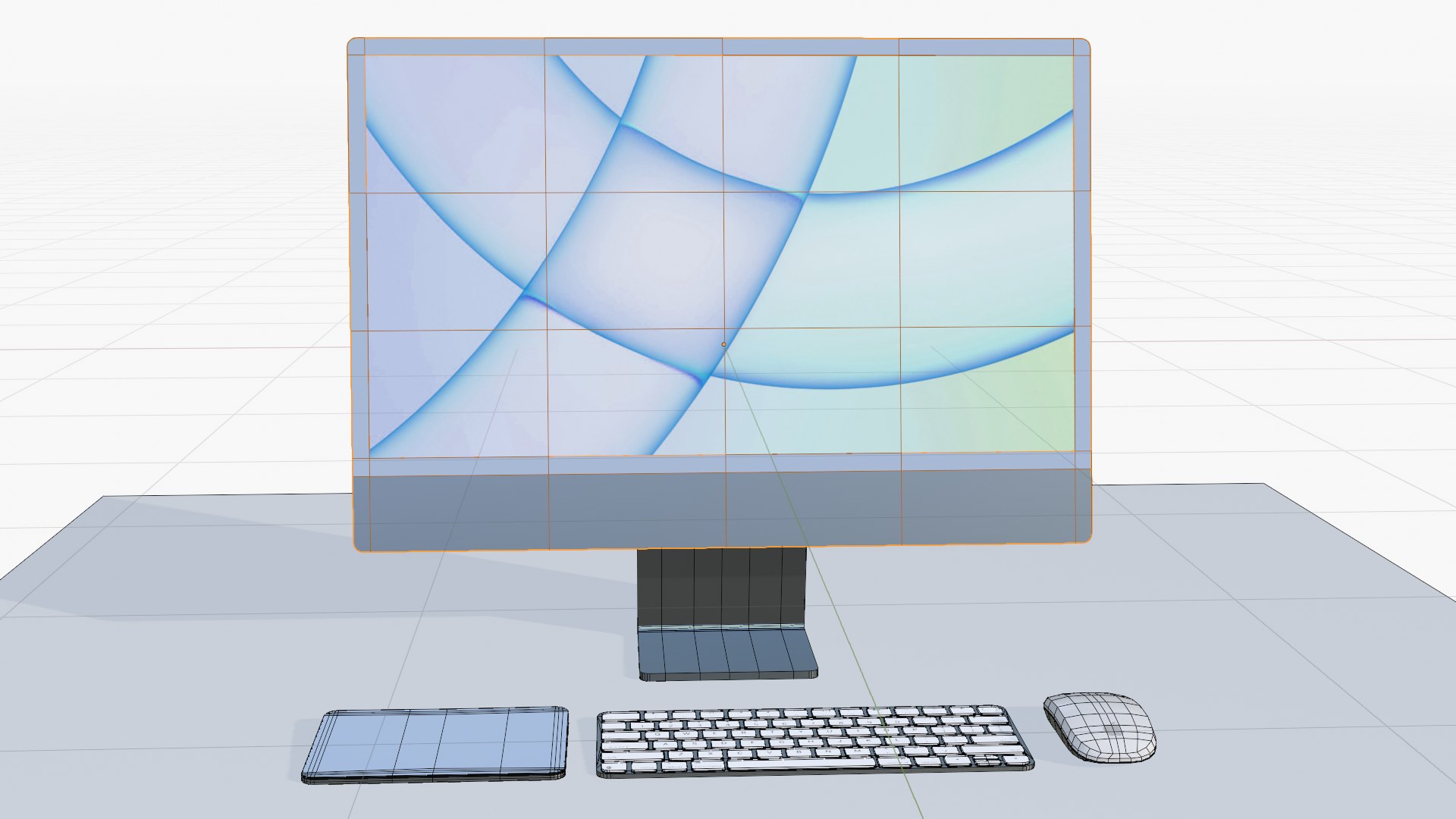 3D Model Realistic IMac With Accessories - TurboSquid 2401860