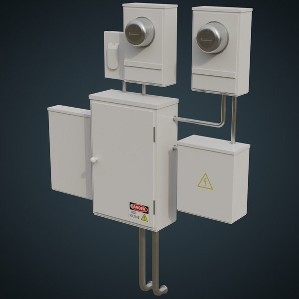 3D utility box 1a model - TurboSquid 1655973