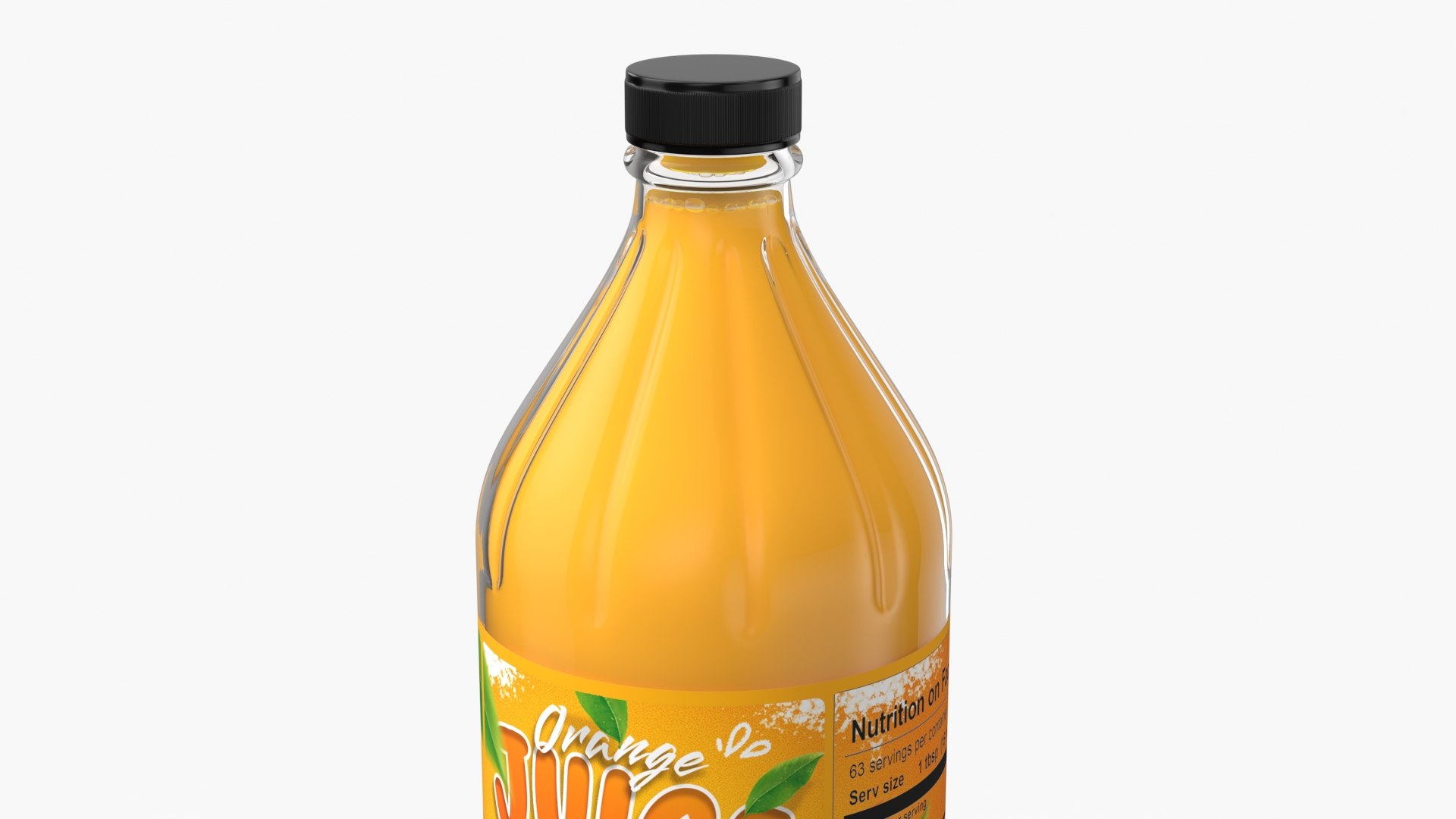 3D Juice Bottle Mockup Model - TurboSquid 2385080
