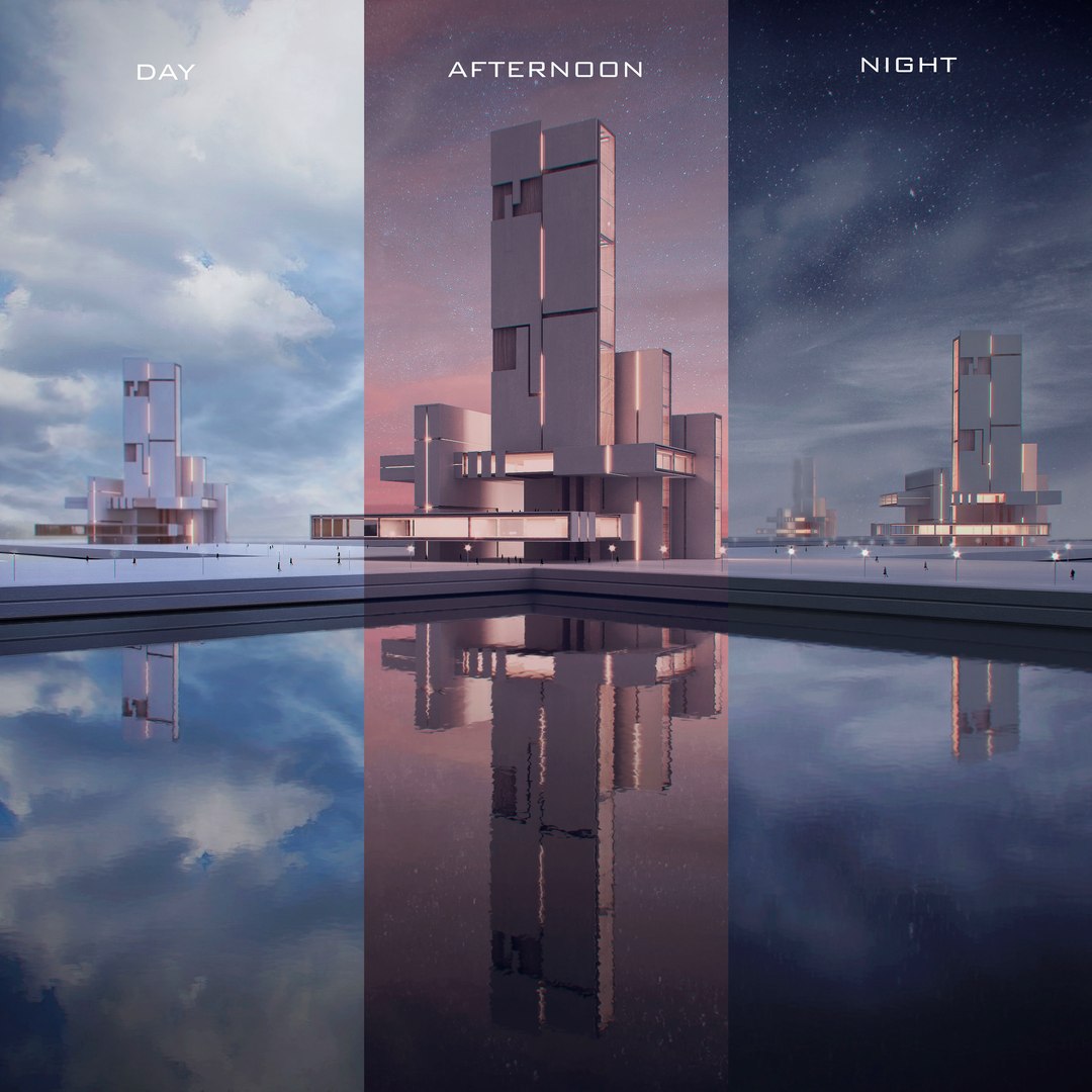 City Of The Future 3D Model - TurboSquid 1859822