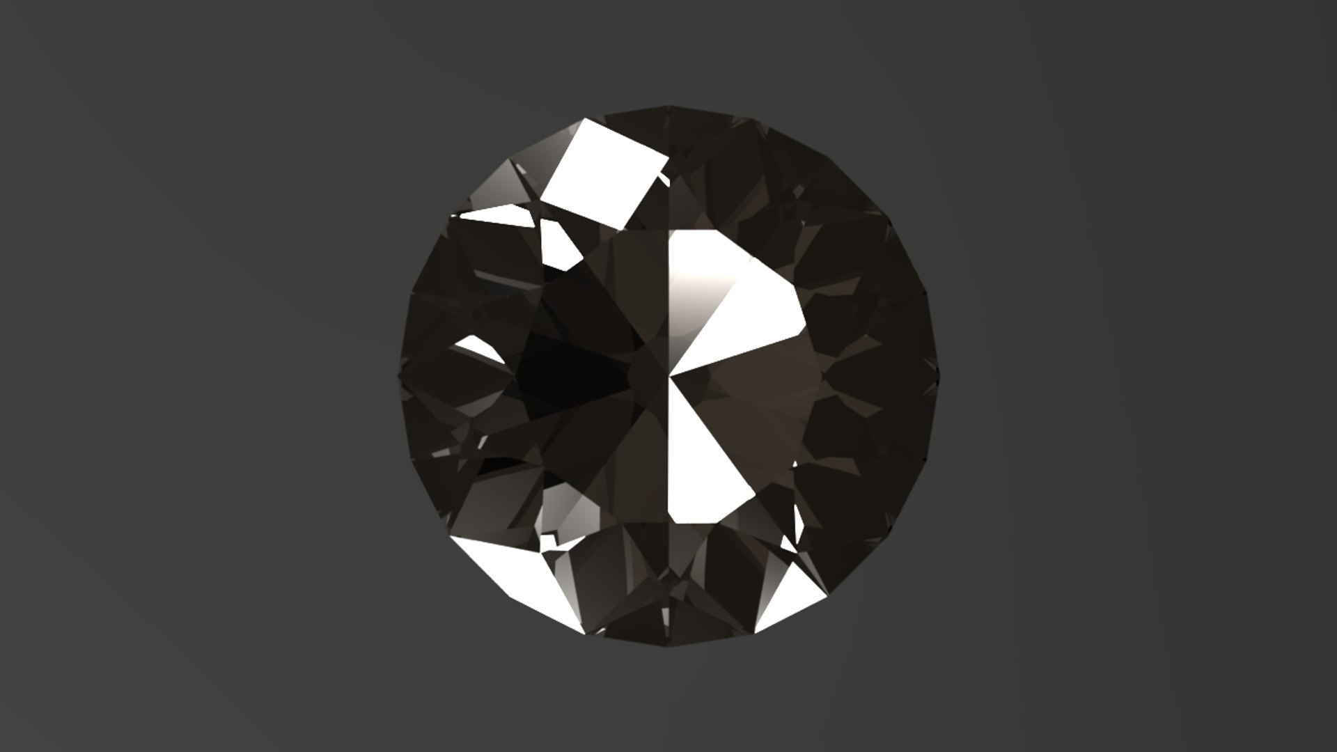 3d model cut diamond