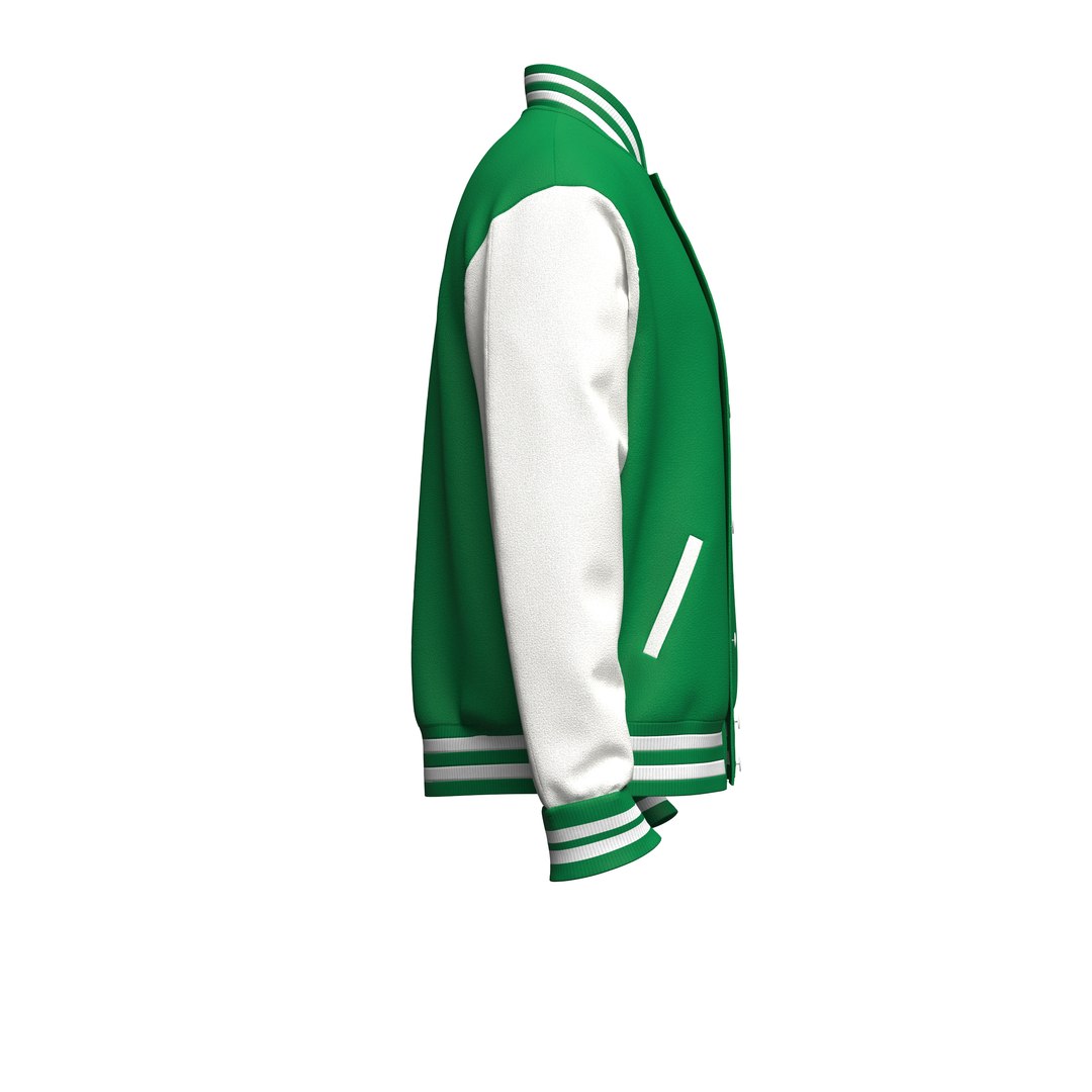 3D Mans Bomber Jacket - TurboSquid 2154235