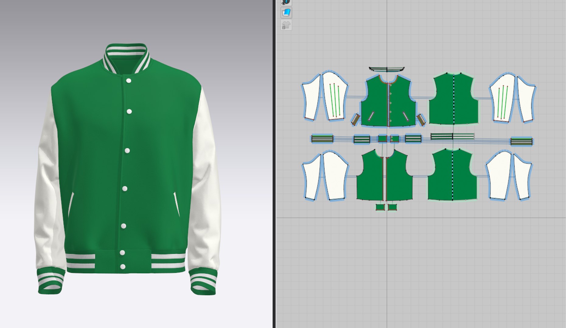 3D Mans Bomber Jacket - TurboSquid 2154235