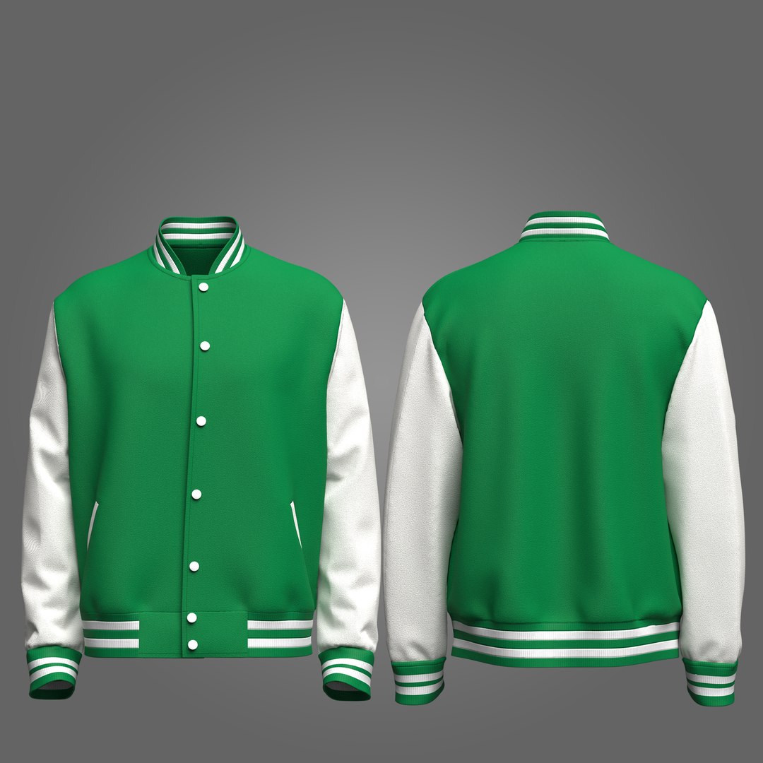3D Mans Bomber Jacket - TurboSquid 2154235
