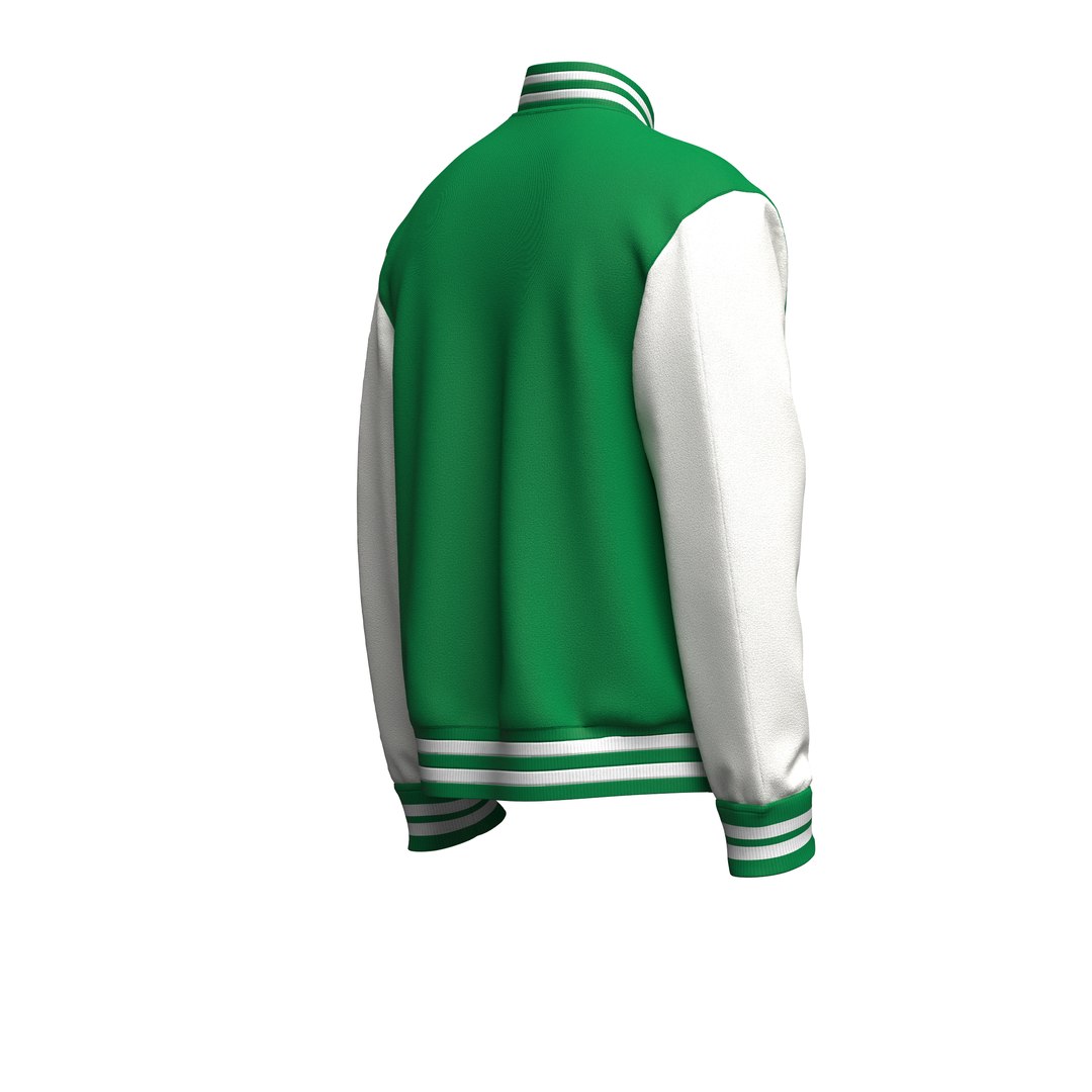 3D Mans Bomber Jacket - TurboSquid 2154235