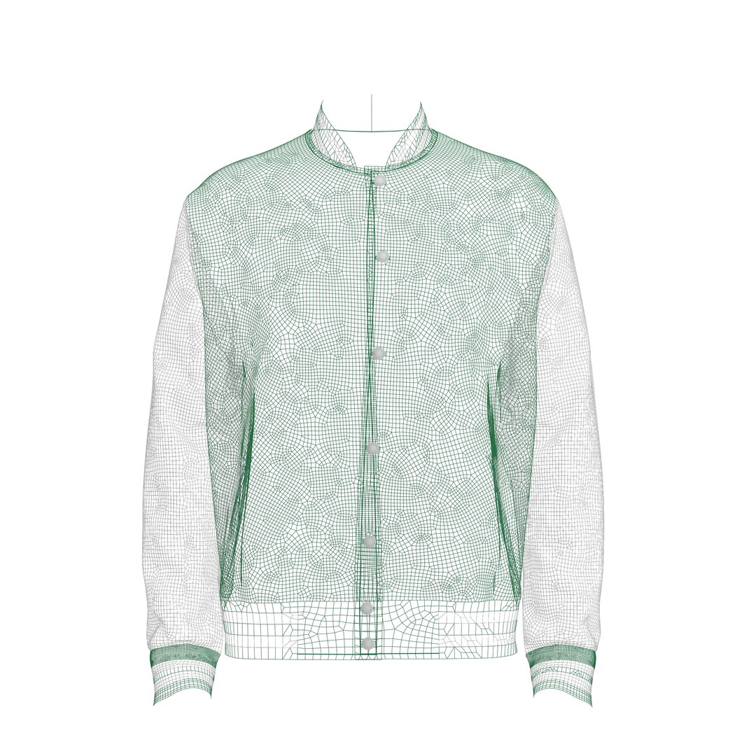 3D Mans Bomber Jacket - TurboSquid 2154235