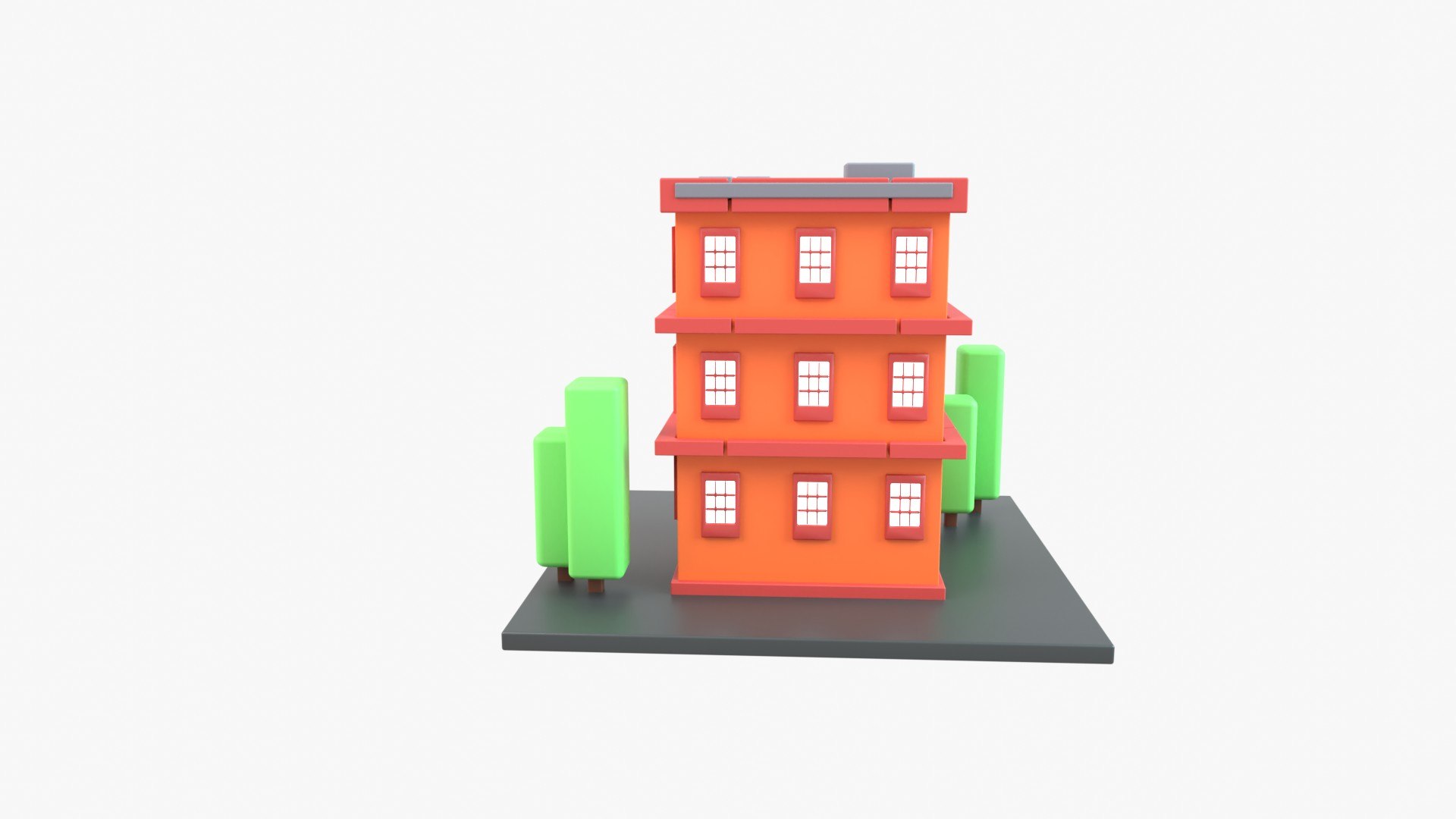 Library 3D Illustration 3D Model - TurboSquid 2238355