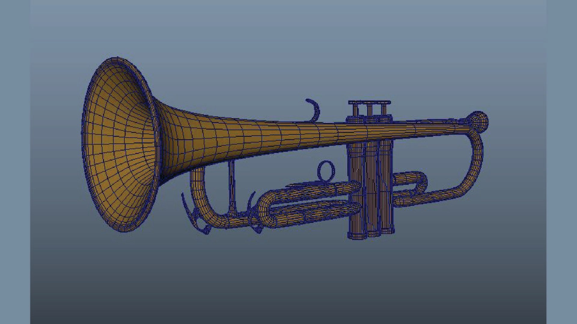 3D Trumpet Model - TurboSquid 1906428
