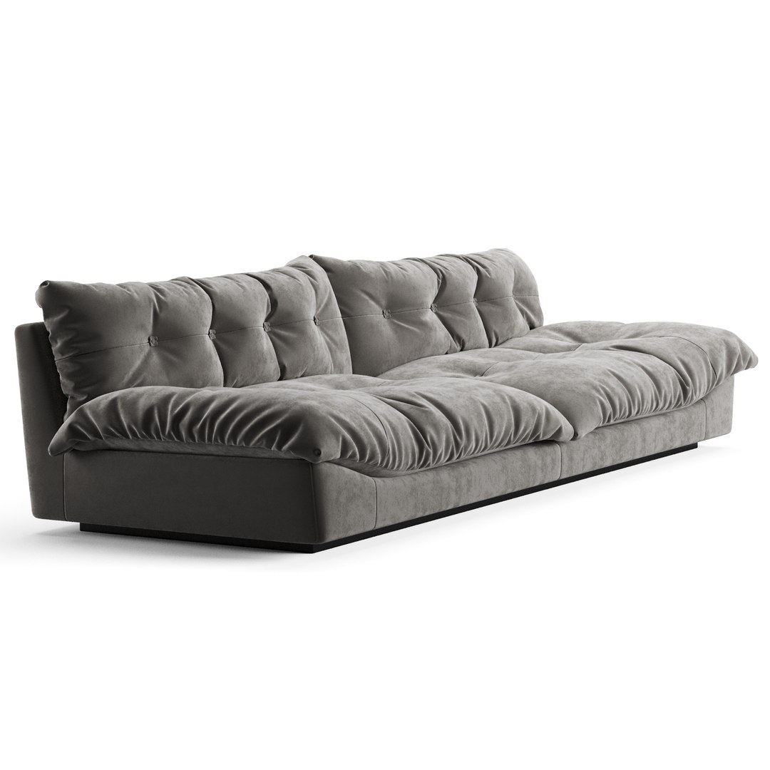 3D Model Baxter Milano Sofa - TurboSquid 1757254