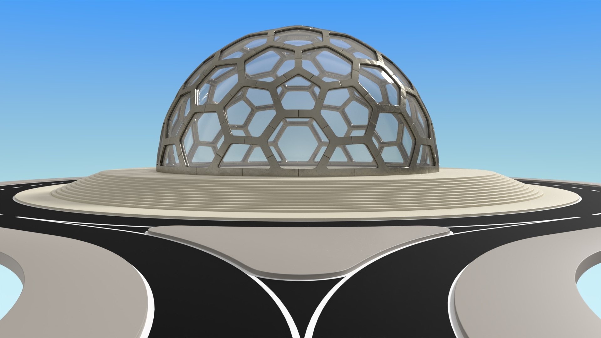 Glass Dome 3D - TurboSquid 1473887