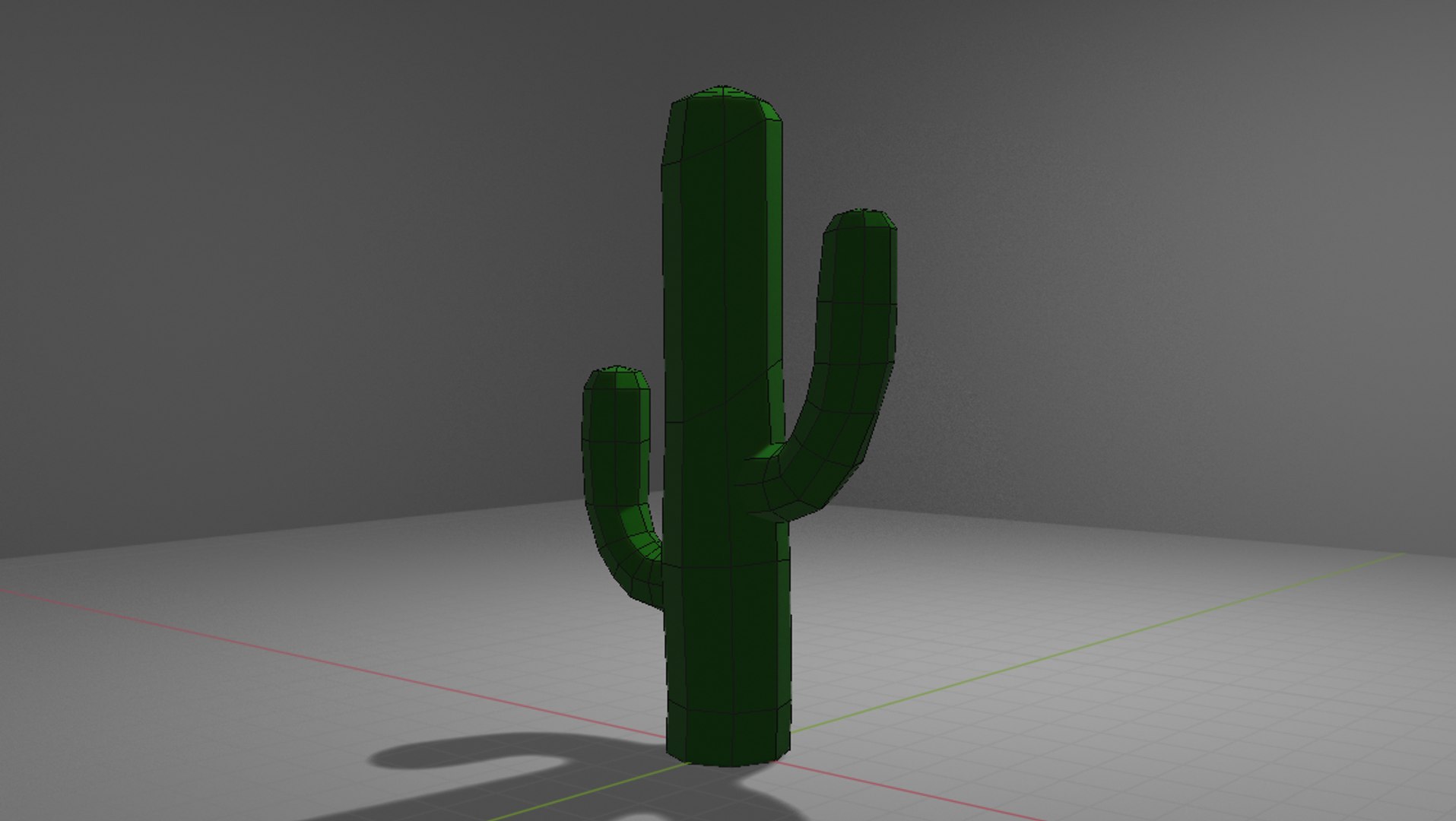 3D Model Low-poly Cactus - TurboSquid 1434125