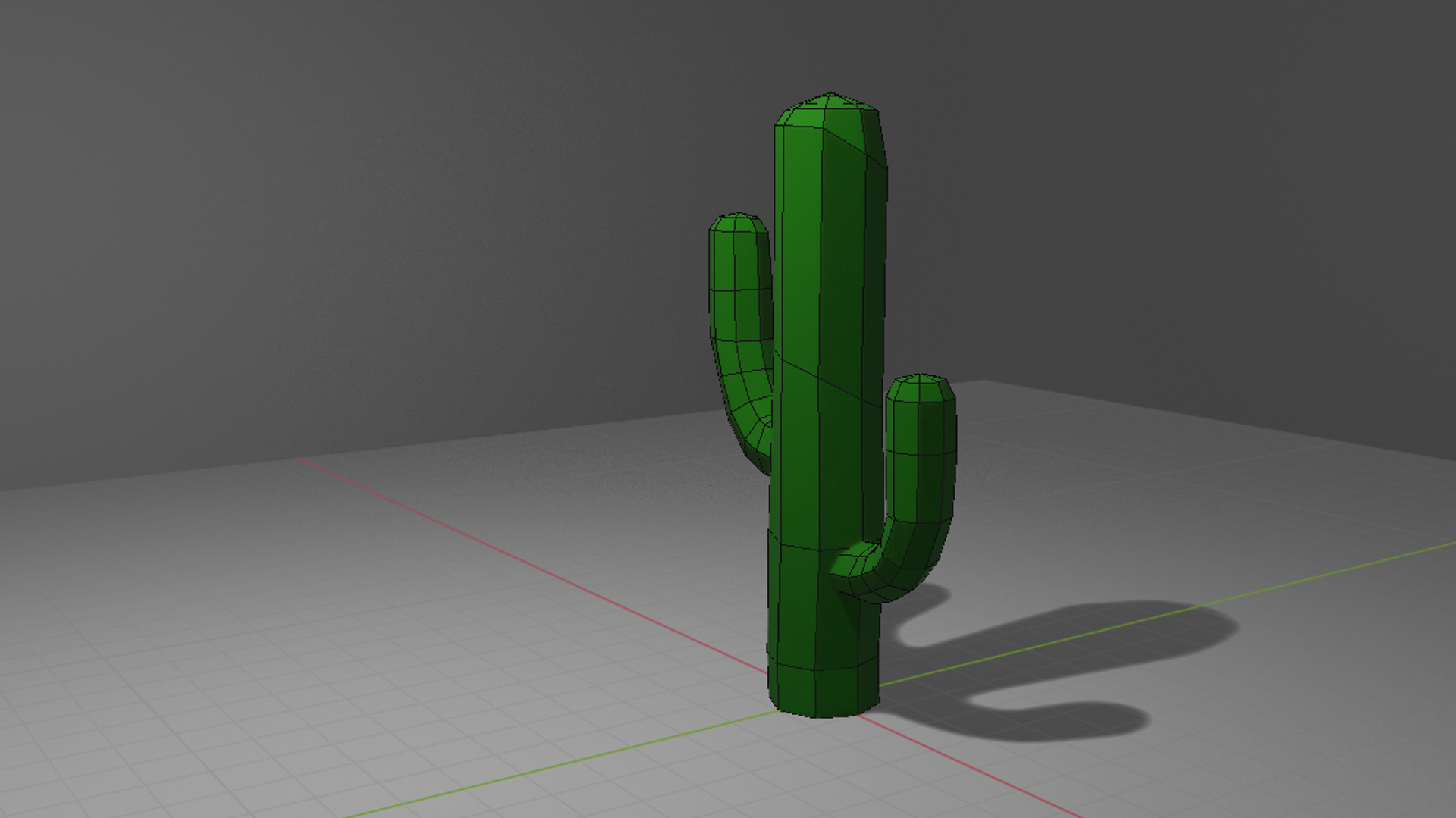 3D model low-poly cactus - TurboSquid 1434125