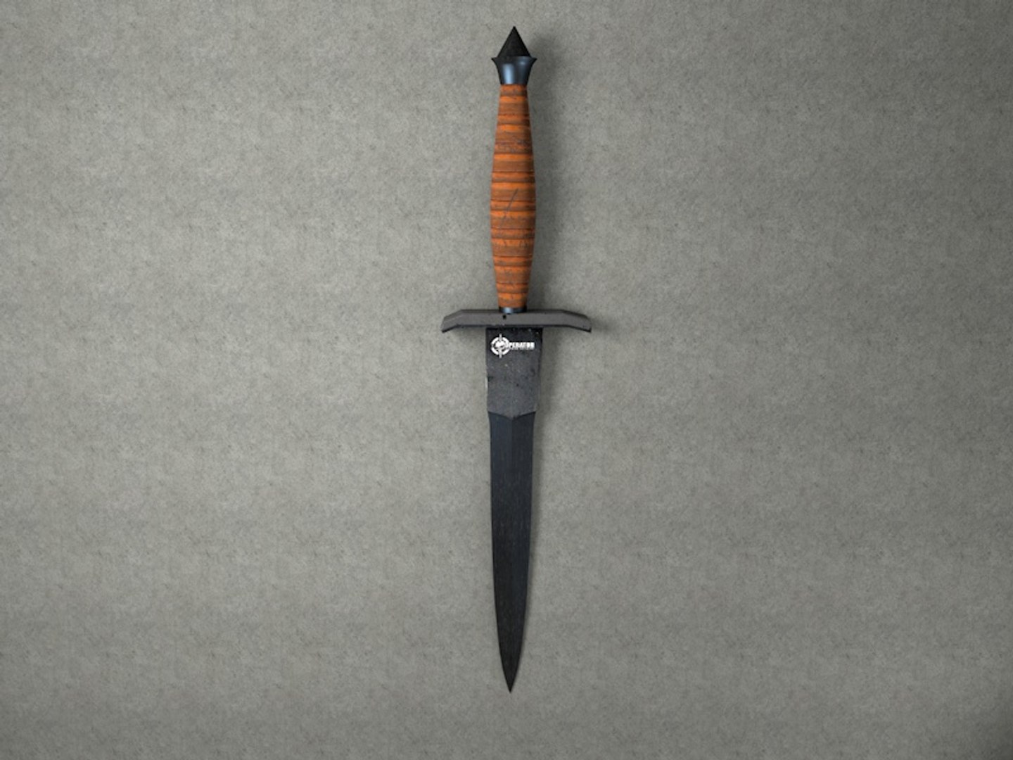 V42 Dagger 3d Model