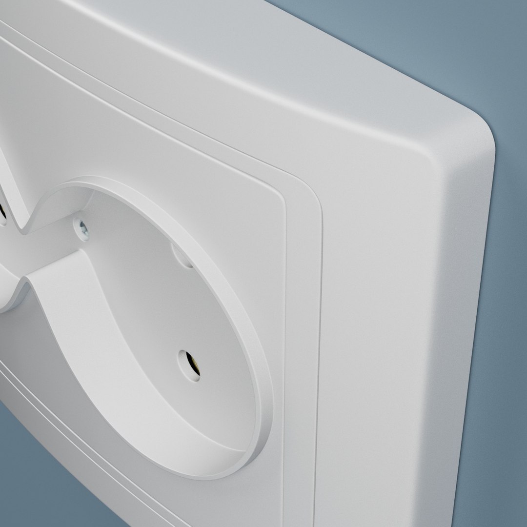 Power Socket 3D Model - TurboSquid 1189697