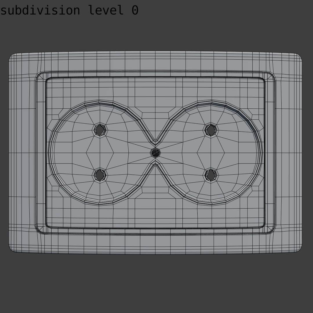 Power Socket 3D Model - TurboSquid 1189697