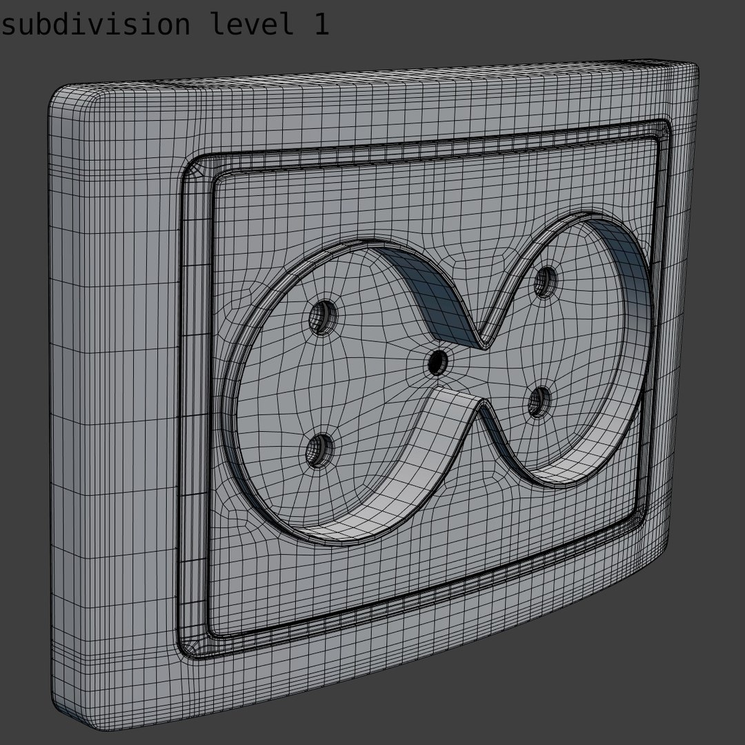 Power Socket 3D Model - TurboSquid 1189697