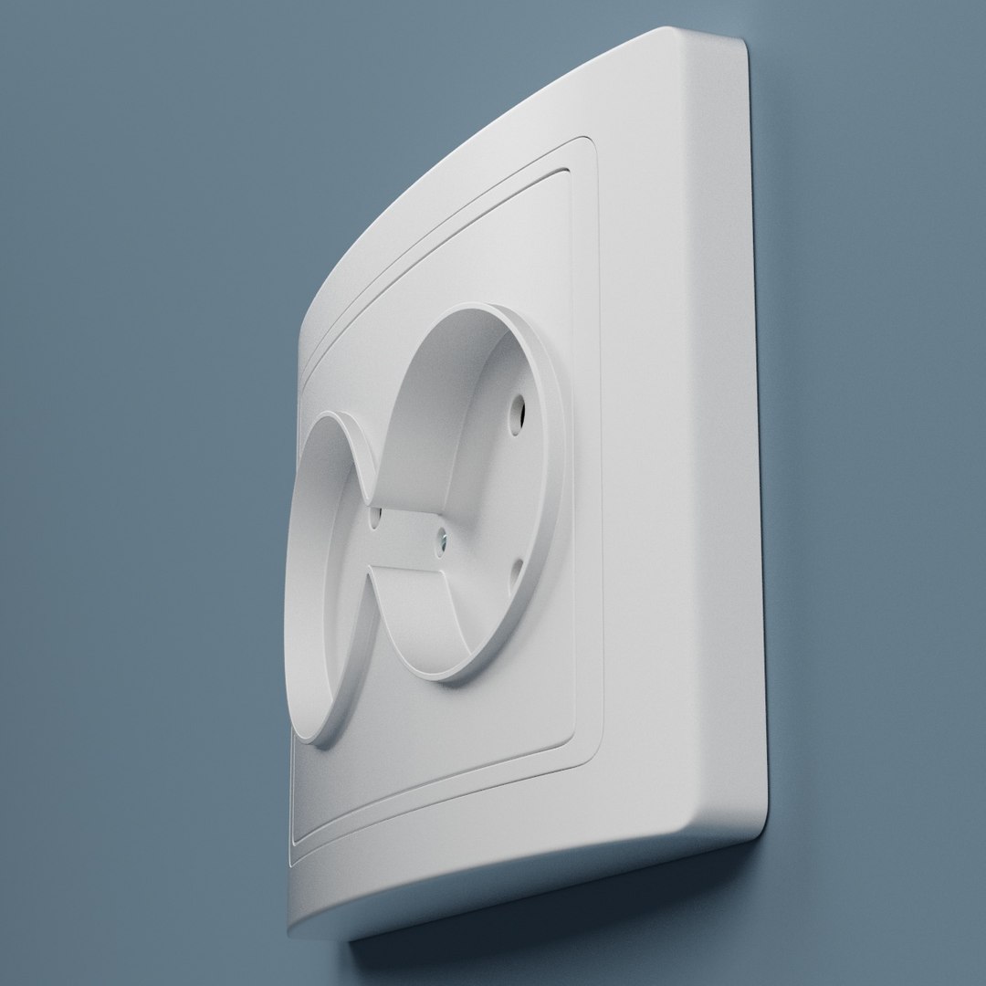 Power Socket 3D Model - TurboSquid 1189697