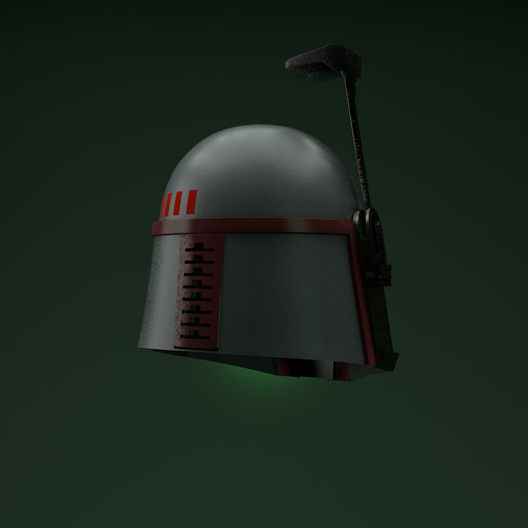 Bobba Fett Helmet Model - TurboSquid 2080269