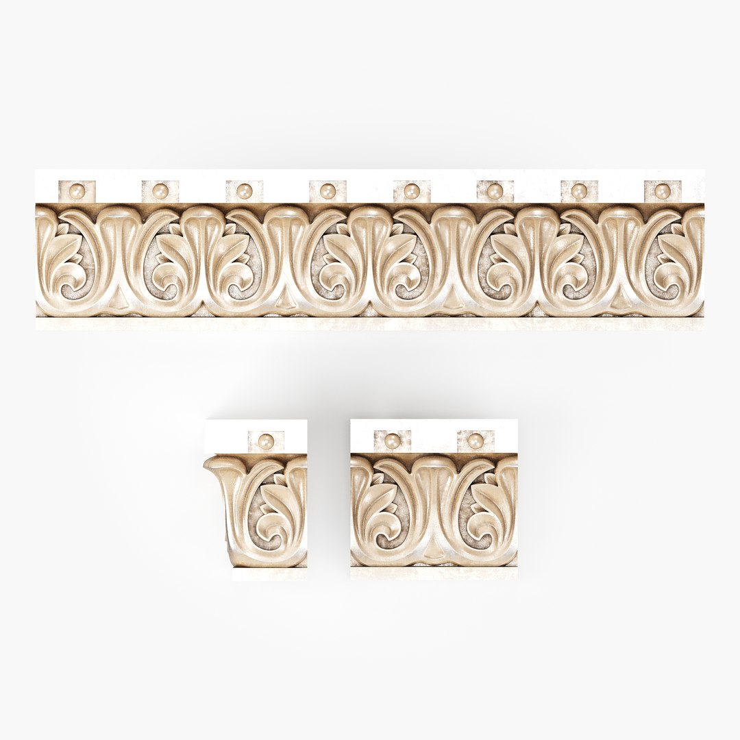 Corner Cornice 3D Model - TurboSquid 2028694