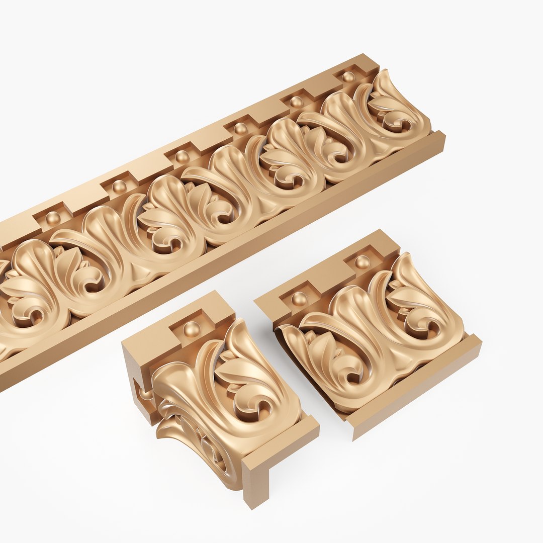Corner Cornice 3D Model - TurboSquid 2028694