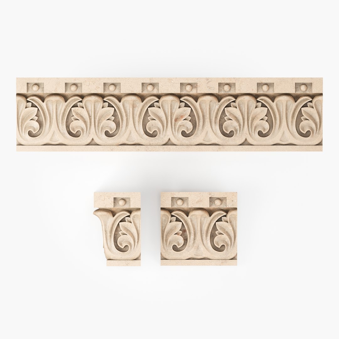 Corner Cornice 3D Model - TurboSquid 2028694