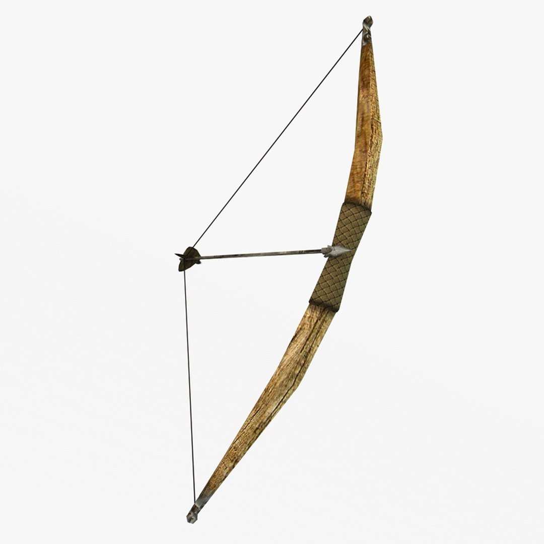 bow arrows 3d model